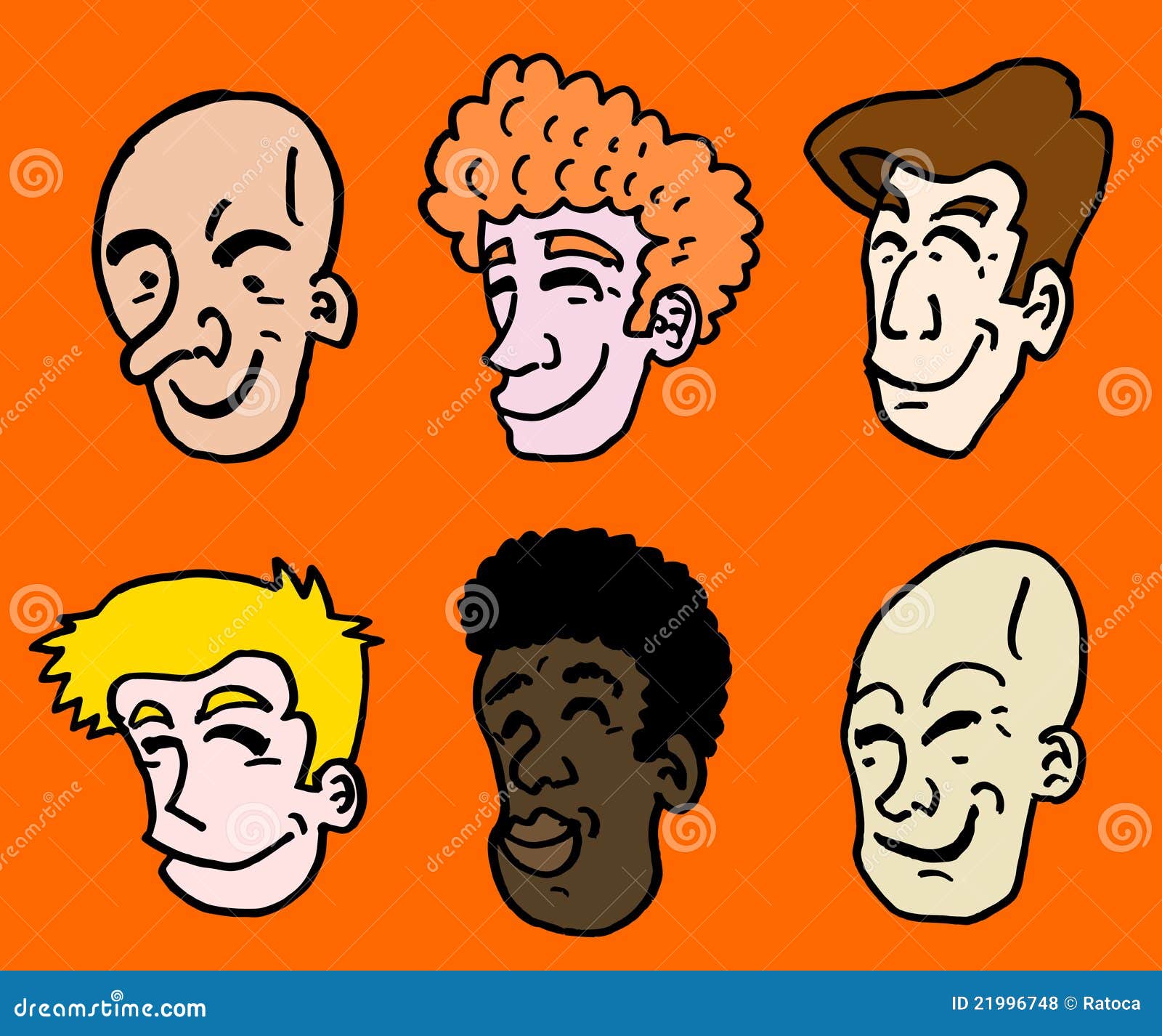 Expressive people stock vector. Illustration of expressive - 21996748