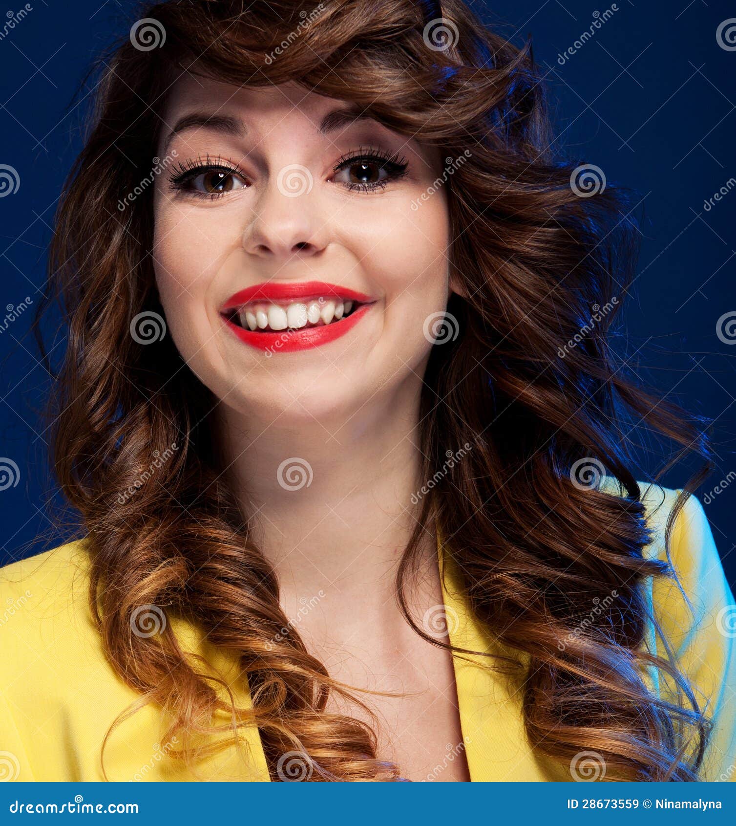 Expressive portrait stock image. Image of fashionable - 28673559