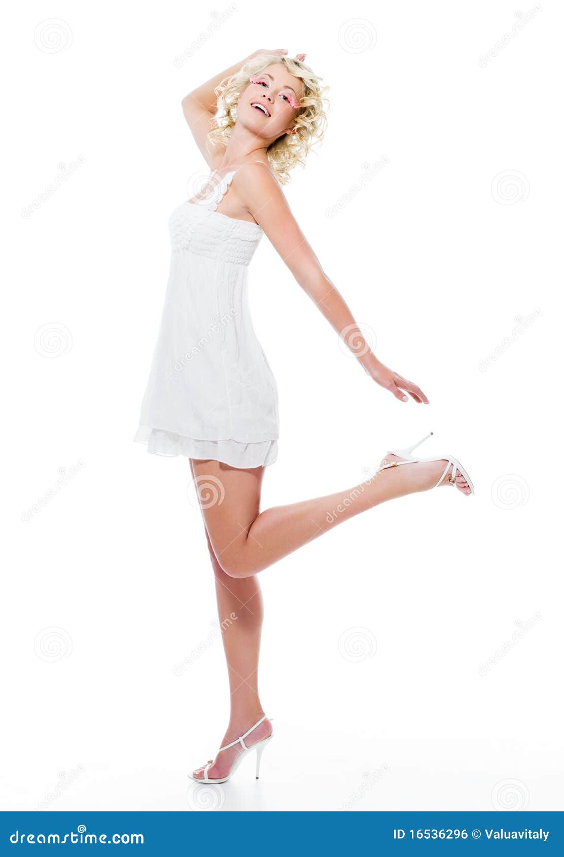 Expressive Sensuality Beautiful Woman Stock Photo - Image of full ...