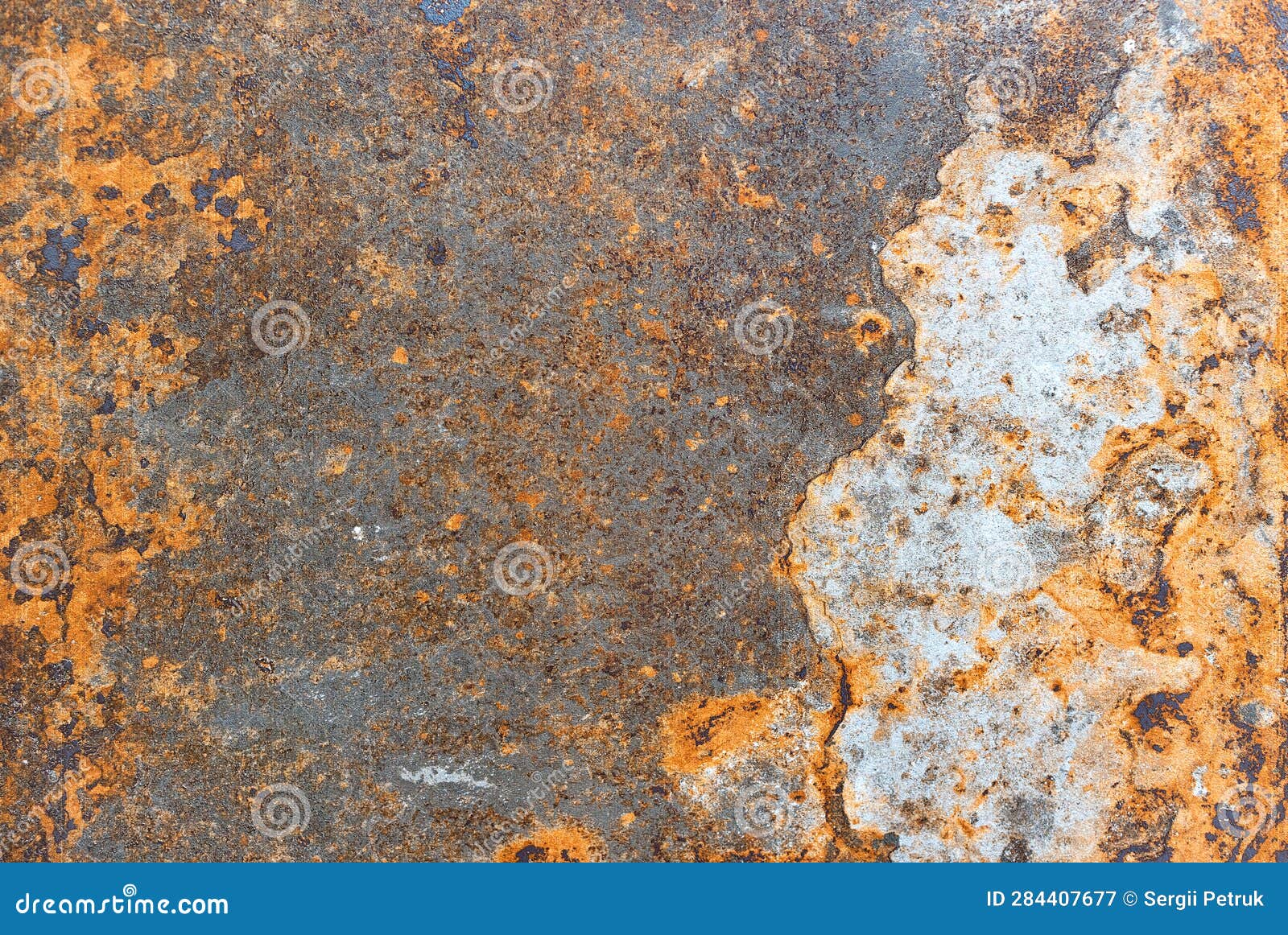 Expressive Texture of Rust on a Metal Sheet Stock Image - Image of ...