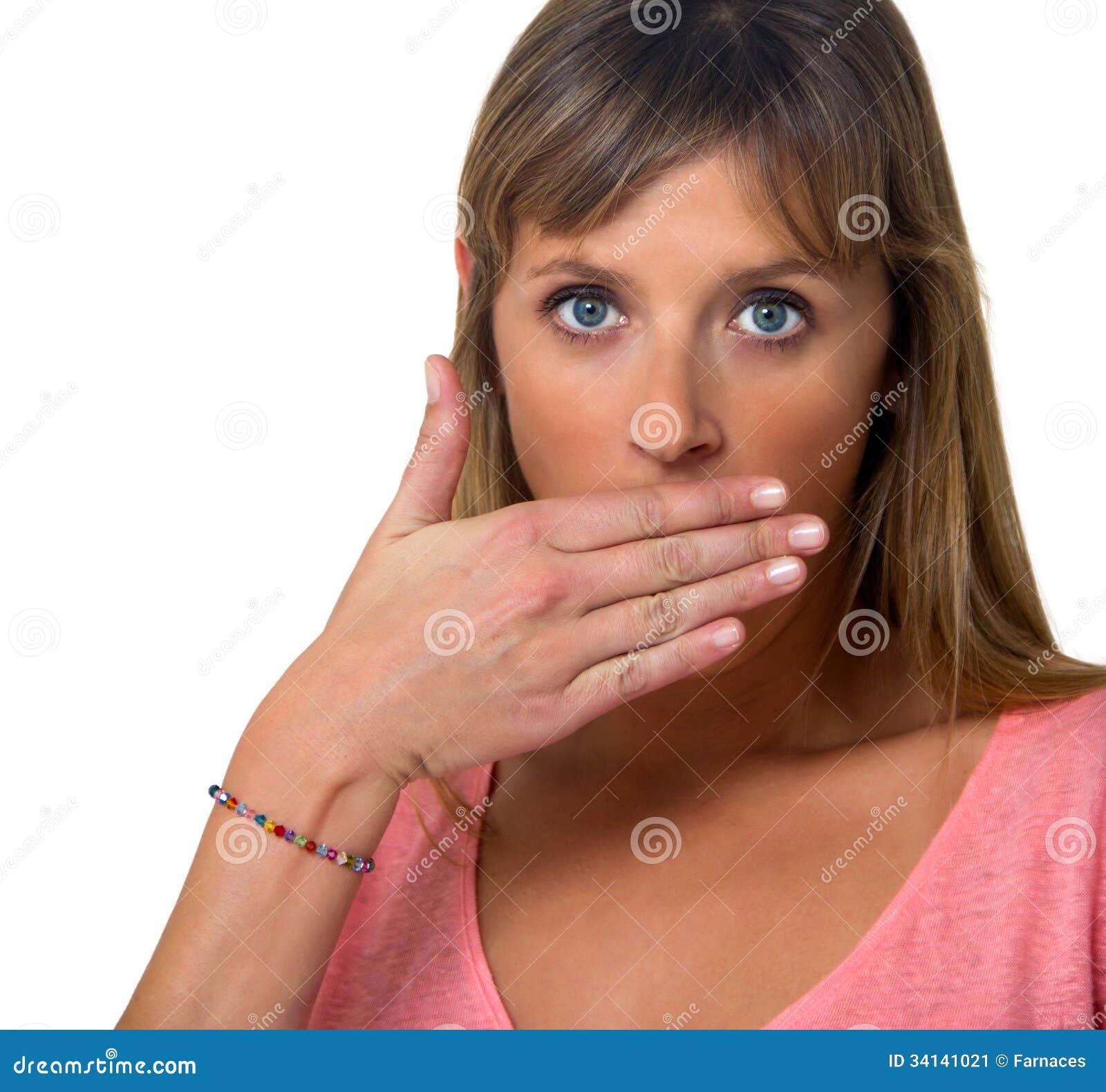 Expressive woman stock image. Image of portrait, displeased - 34141021