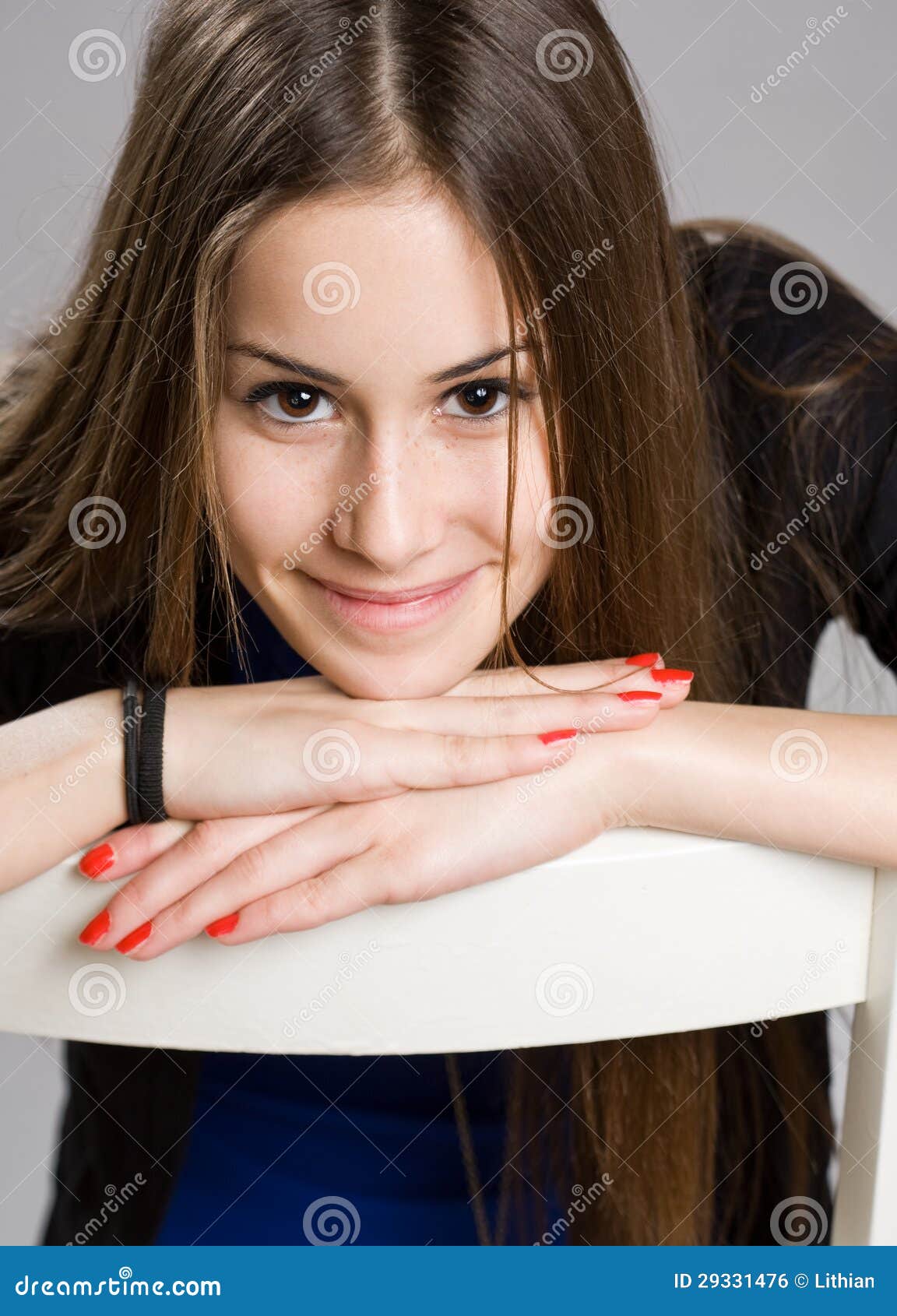 Expressive young beauty. stock photo. Image of looking - 29331476