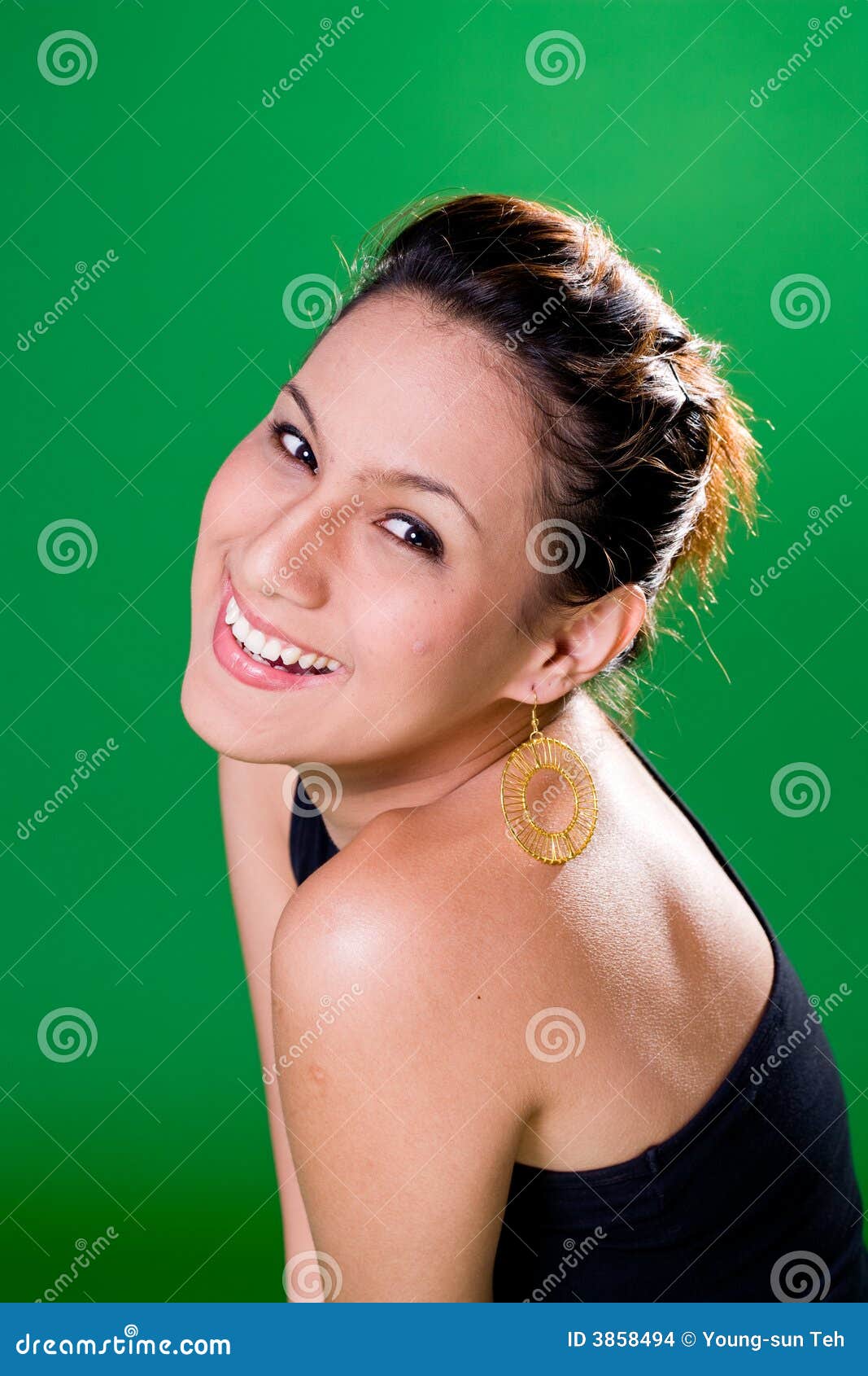 Expressive young girl stock photo. Image of complexion - 3858494