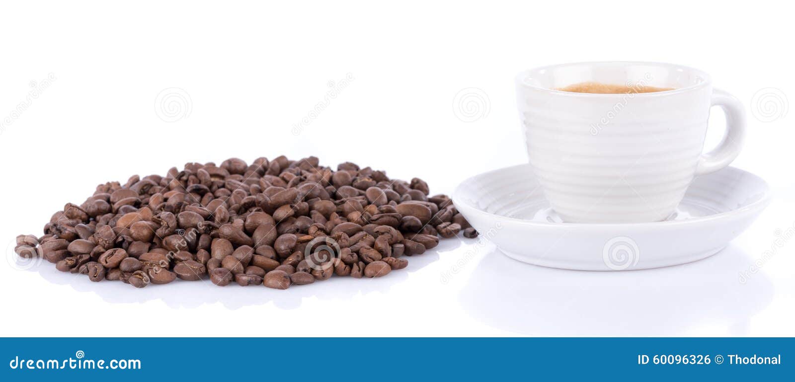 Expresso and coffee beans stock photo. Image of cafe - 60096326