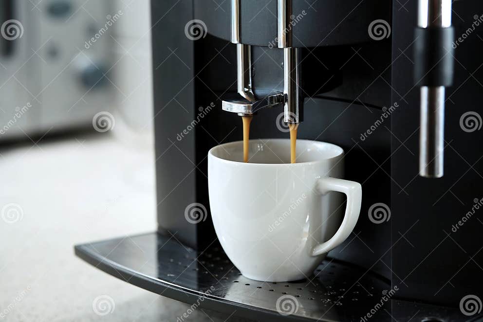 Expresso coffee machine stock image. Image of caffe, coffee - 6423561