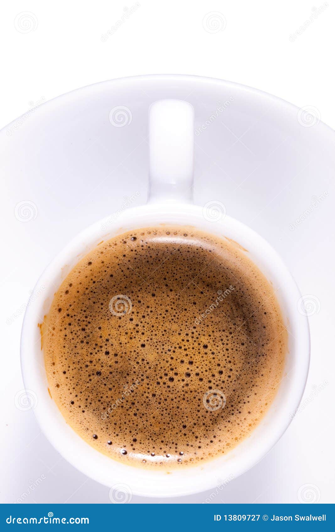 Expresso Coffee In Plain White Cup Stock Image | CartoonDealer.com ...