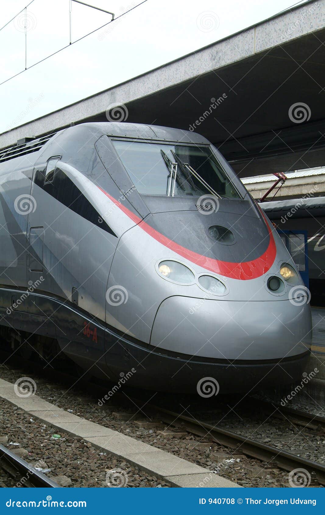 Expresstrain Italiano De Eurostar Foto de Stock - Imagem de roma, curso ...