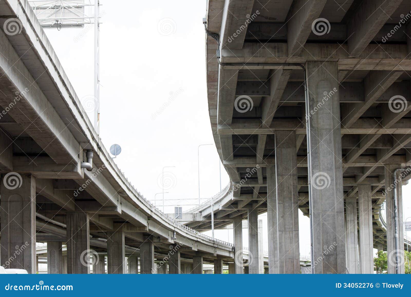 Expressway bridge daylight stock photo. Image of fast - 34052276
