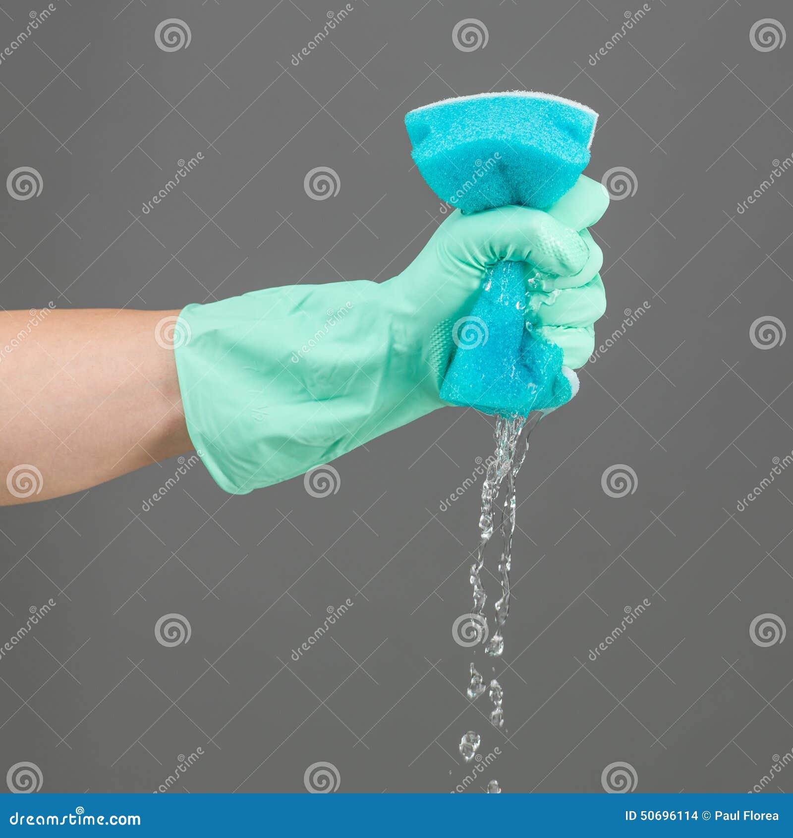 Exprimir la esponja foto de archivo. Imagen de gris, detergente - 50696114