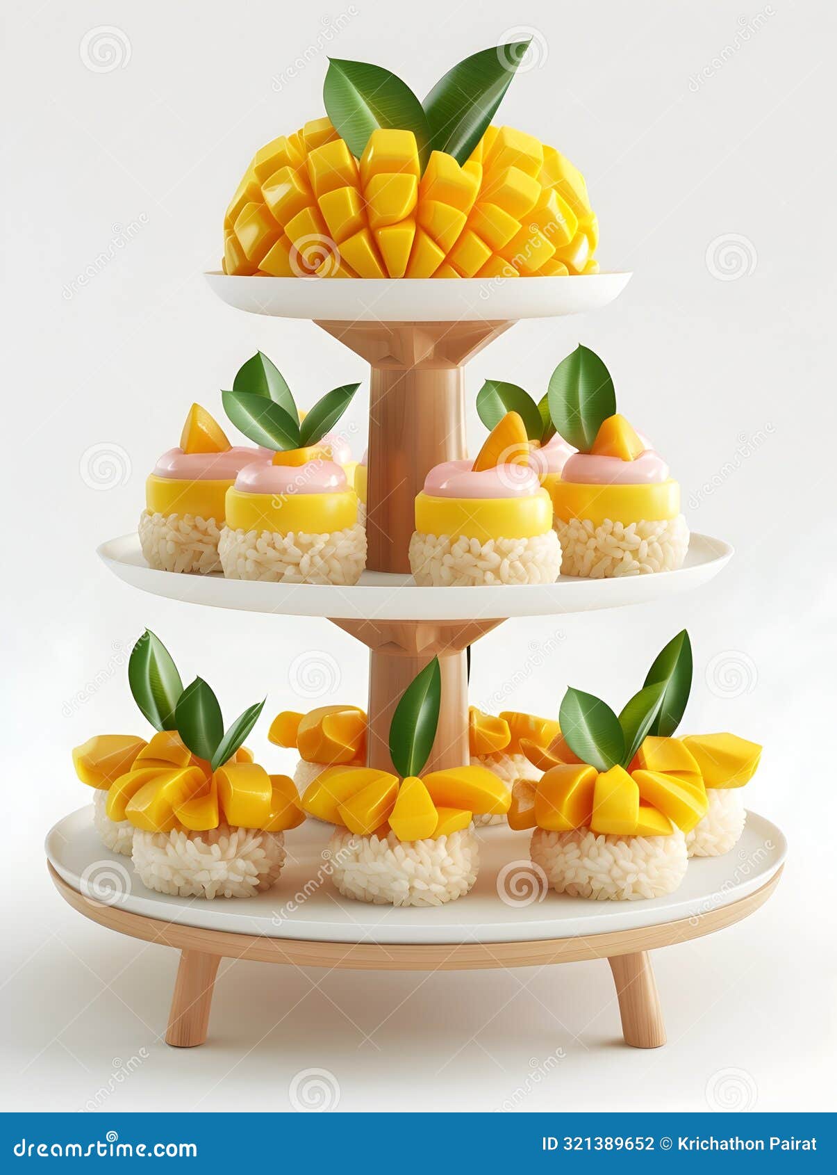 Vibrant Thai Salad Spread with Traditional Condiments on Rustic Wooden ...