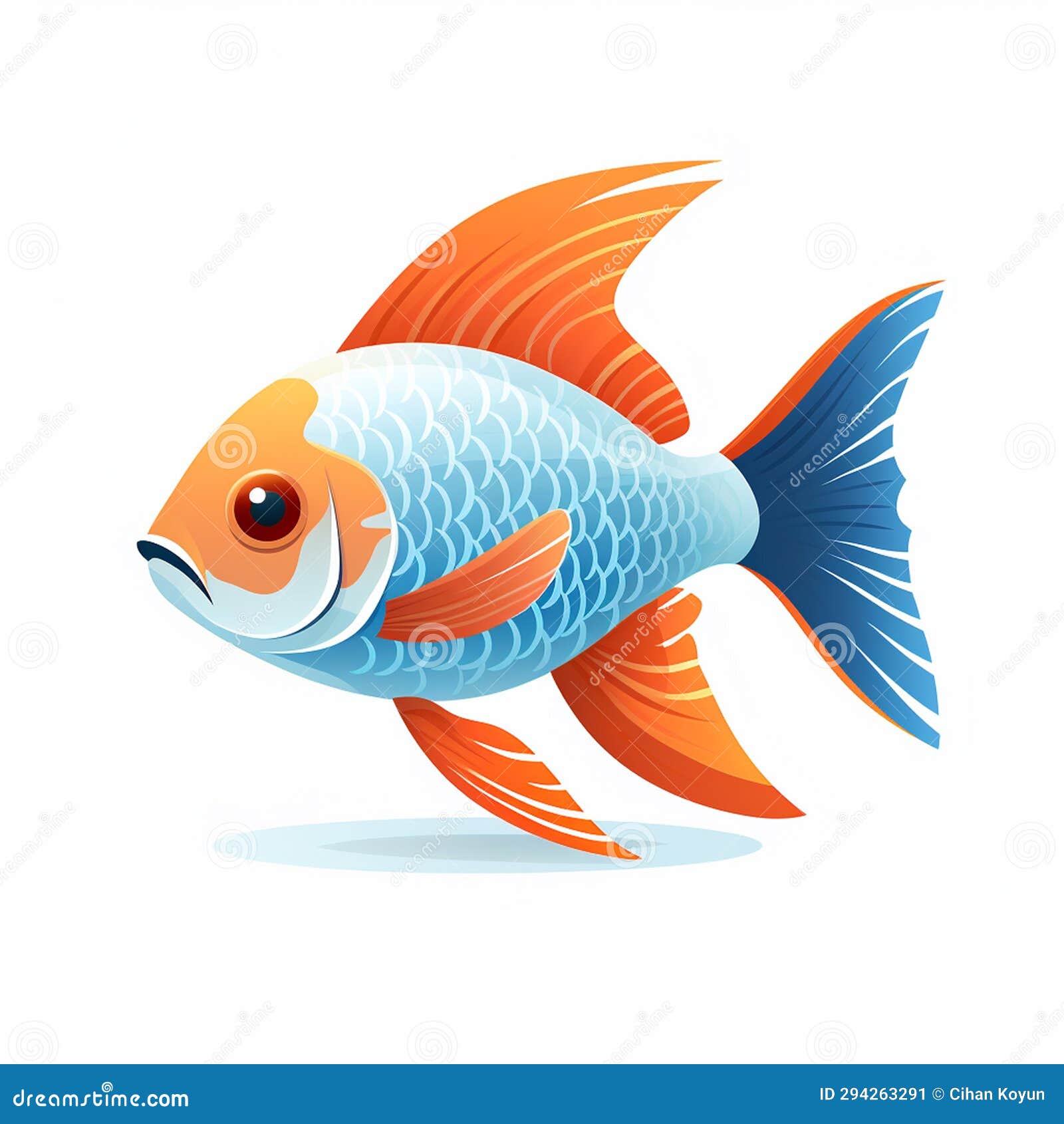 Exquisite Fish Illustration For Educational Poster | CartoonDealer.com ...