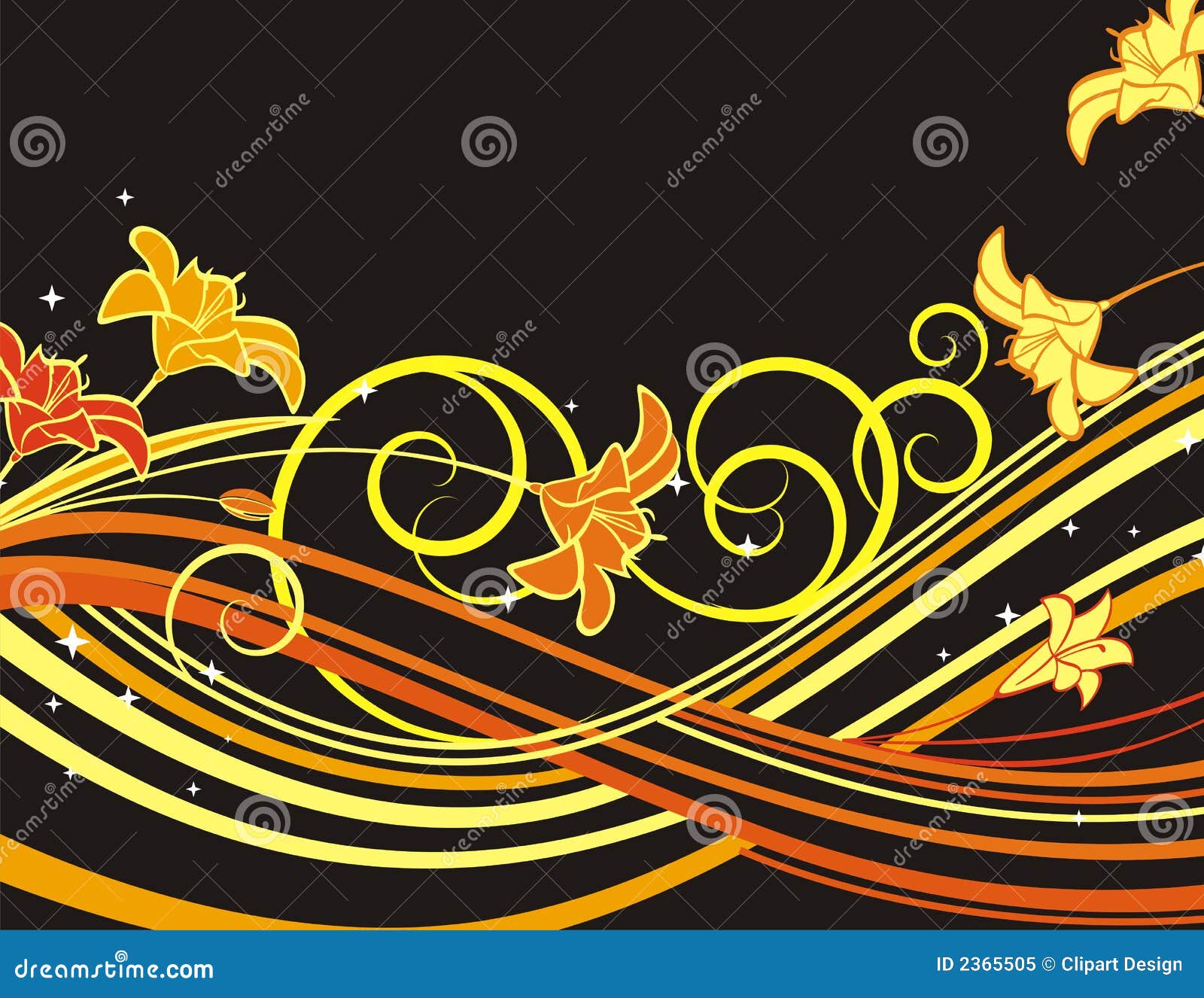 Exquisite Floral Background Stock Vector - Illustration of ornamental ...