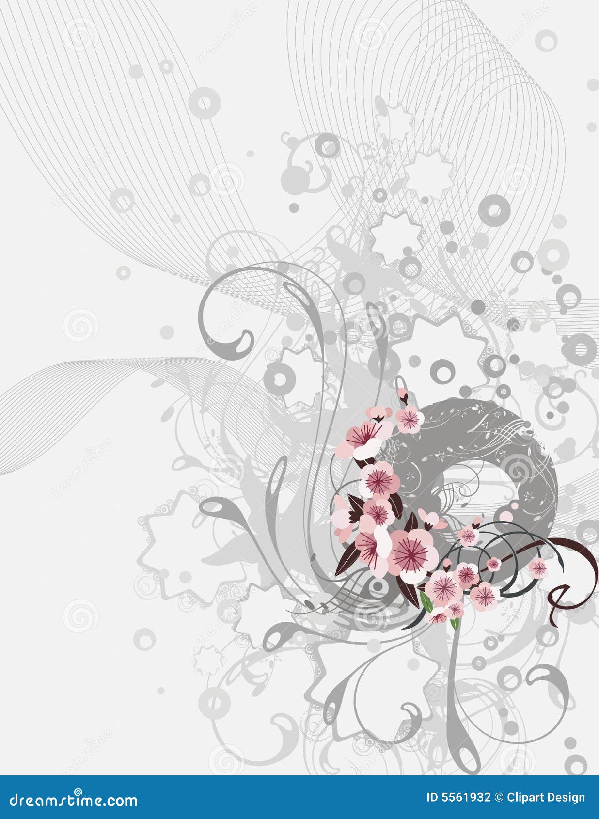 Exquisite Floral Background Stock Vector - Illustration of clipart ...