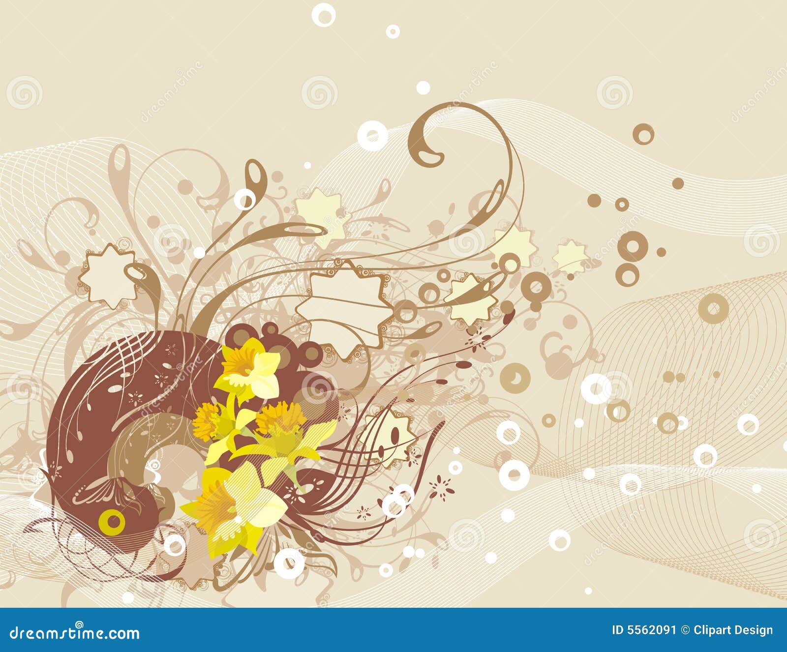 Exquisite Floral Background Stock Vector - Illustration of design ...