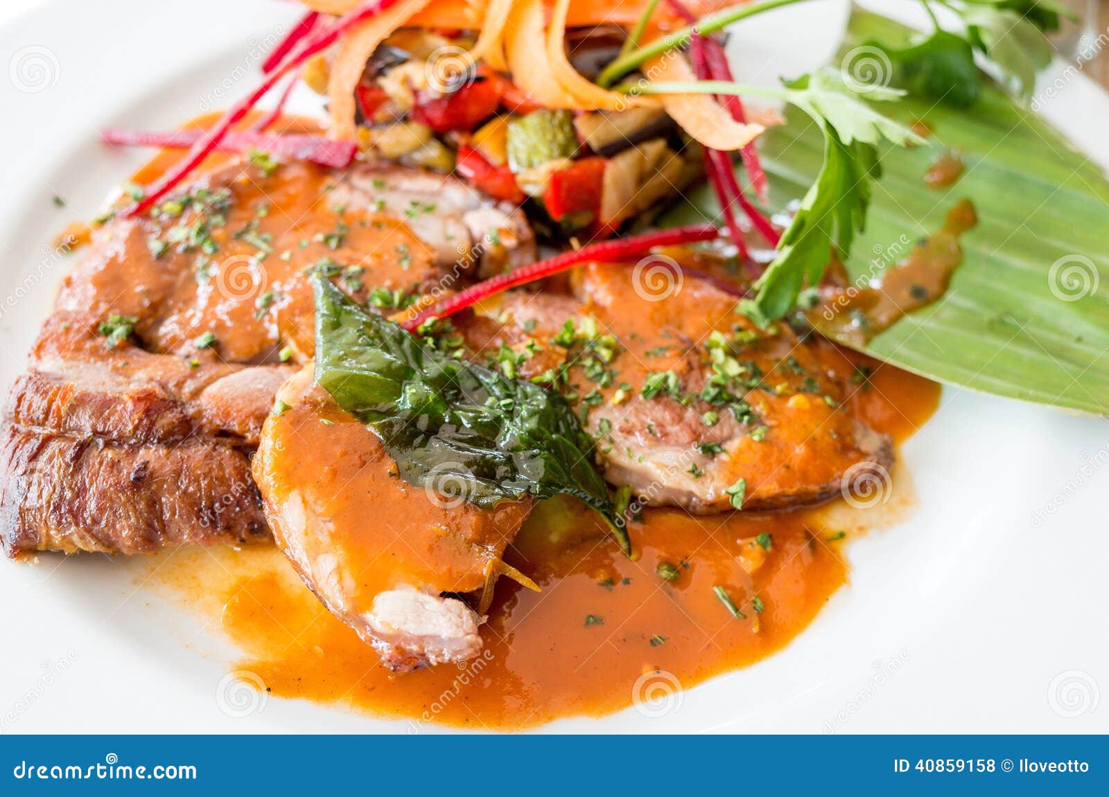 Exquisite French cuisine stock photo. Image of restaurant - 40859158