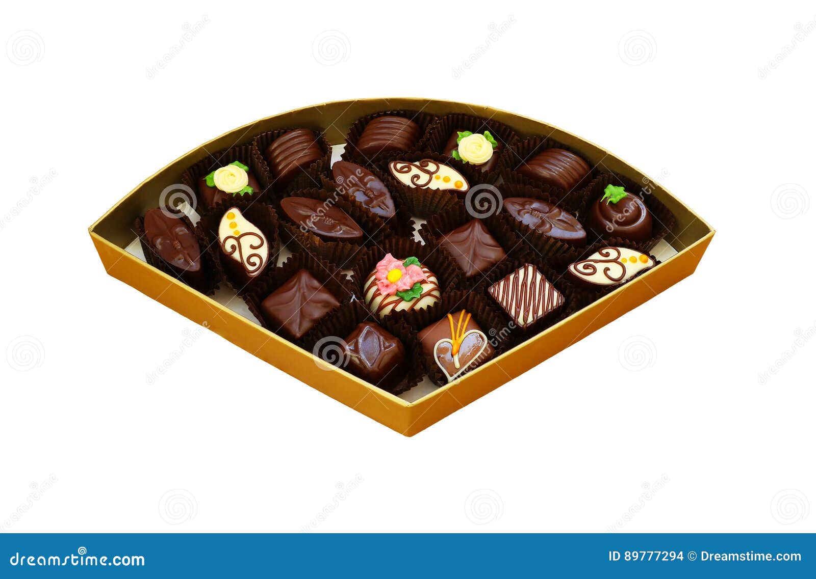 Exquisite Handmade Chocolates Stock Photo - Image of finest, cherry ...
