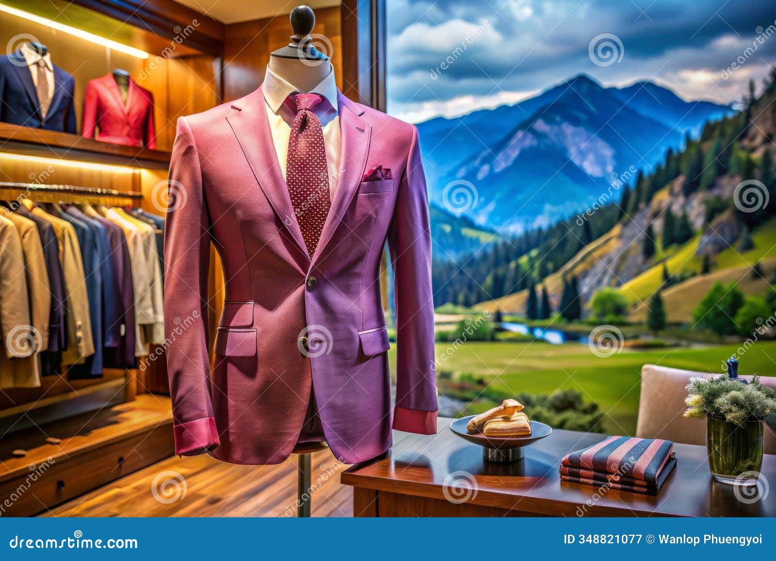Exquisite Neapolitan Tailoring: a Timeless Suit Displayed in a Bespoke ...