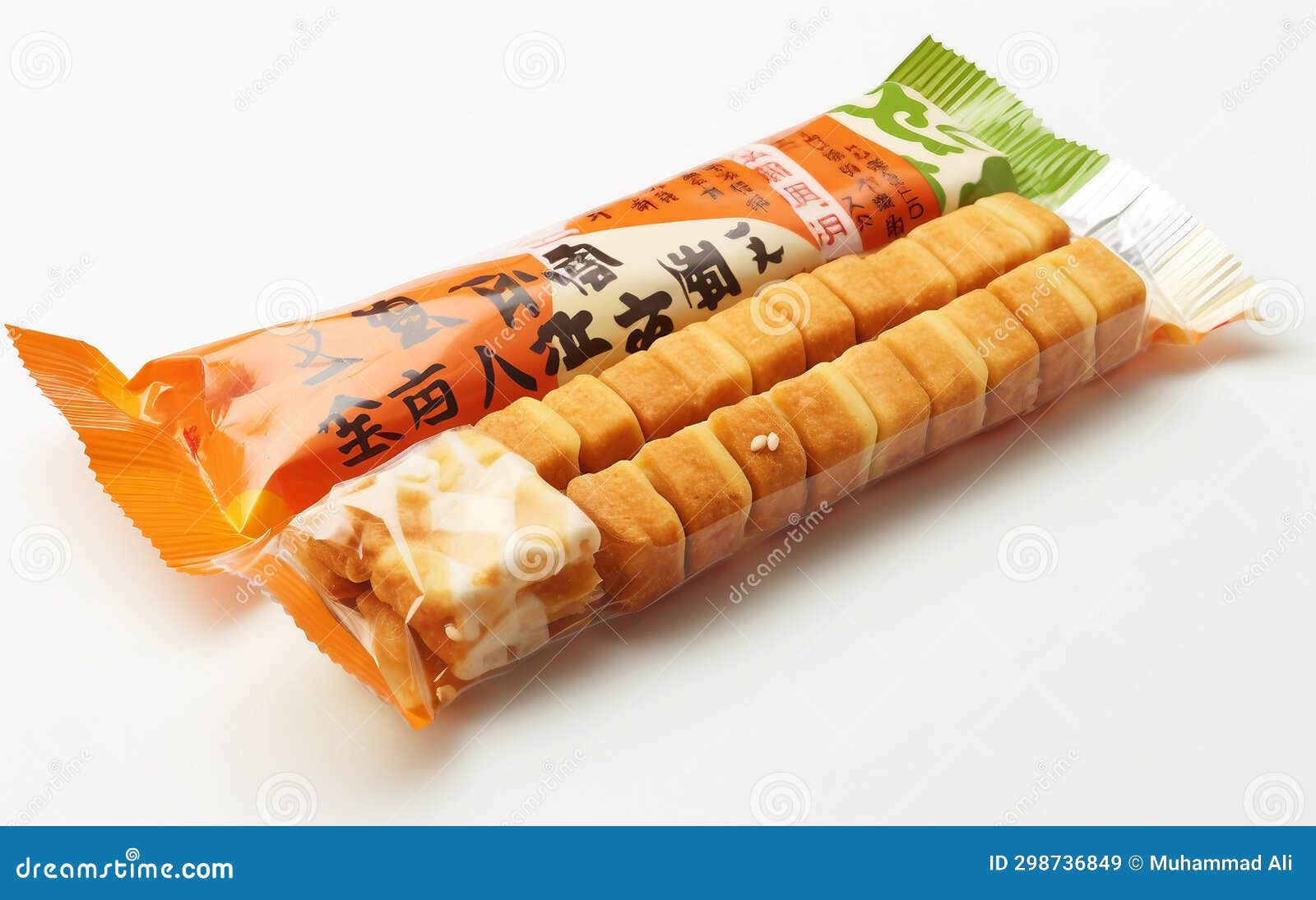 Exquisite Snack Selection on White Background Stock Image - Image of ...