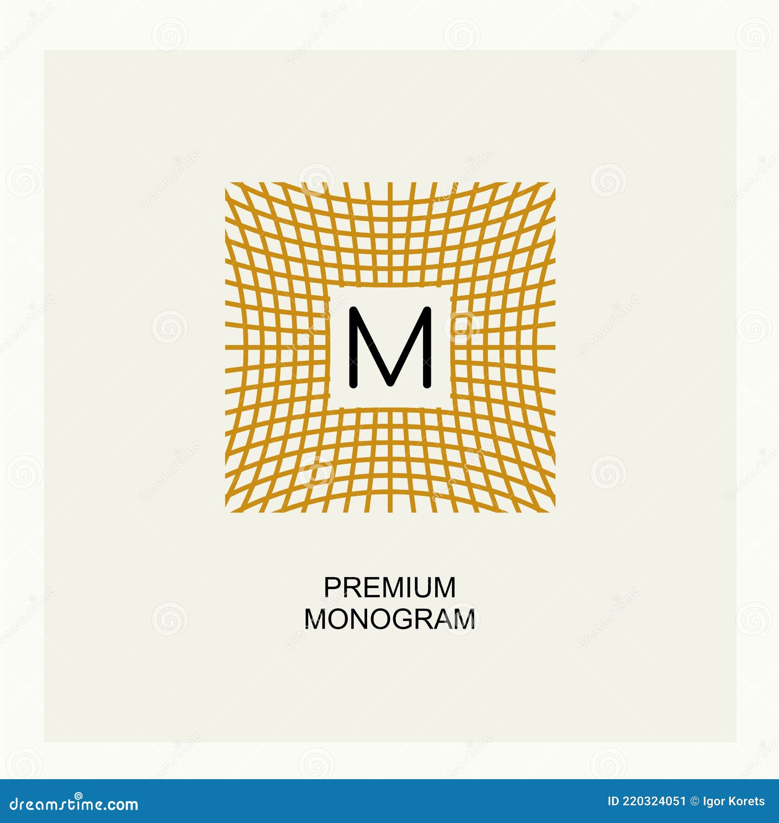 Exquisite Template for Creating a Monogram, Emblem, Logo. Intertwined ...