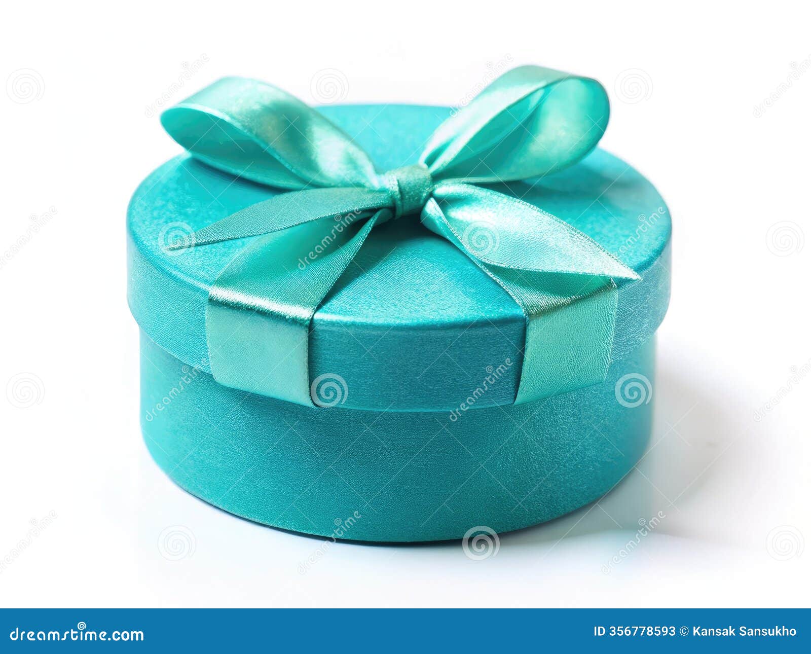Exquisite Turquoise Round Gift Box a TiltShift Miniature Masterpiece ...