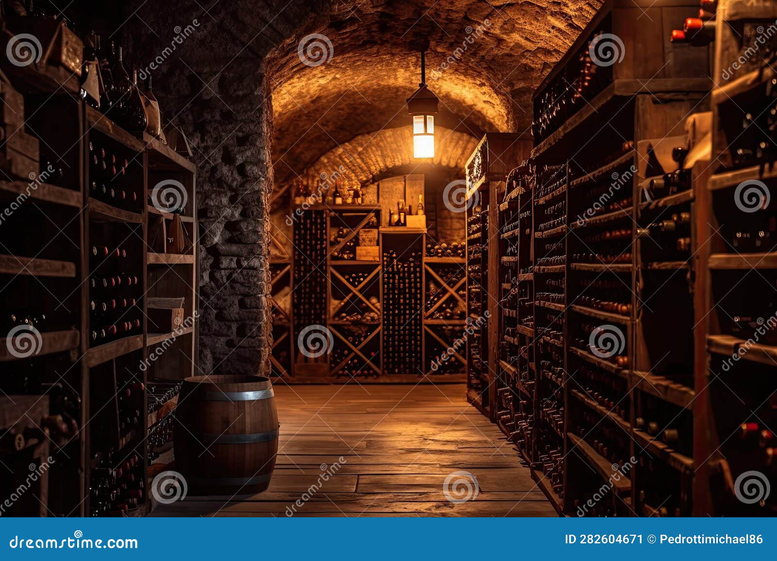 Exquisite Wine Cellar stock image. Image of mouthwatering - 282604671