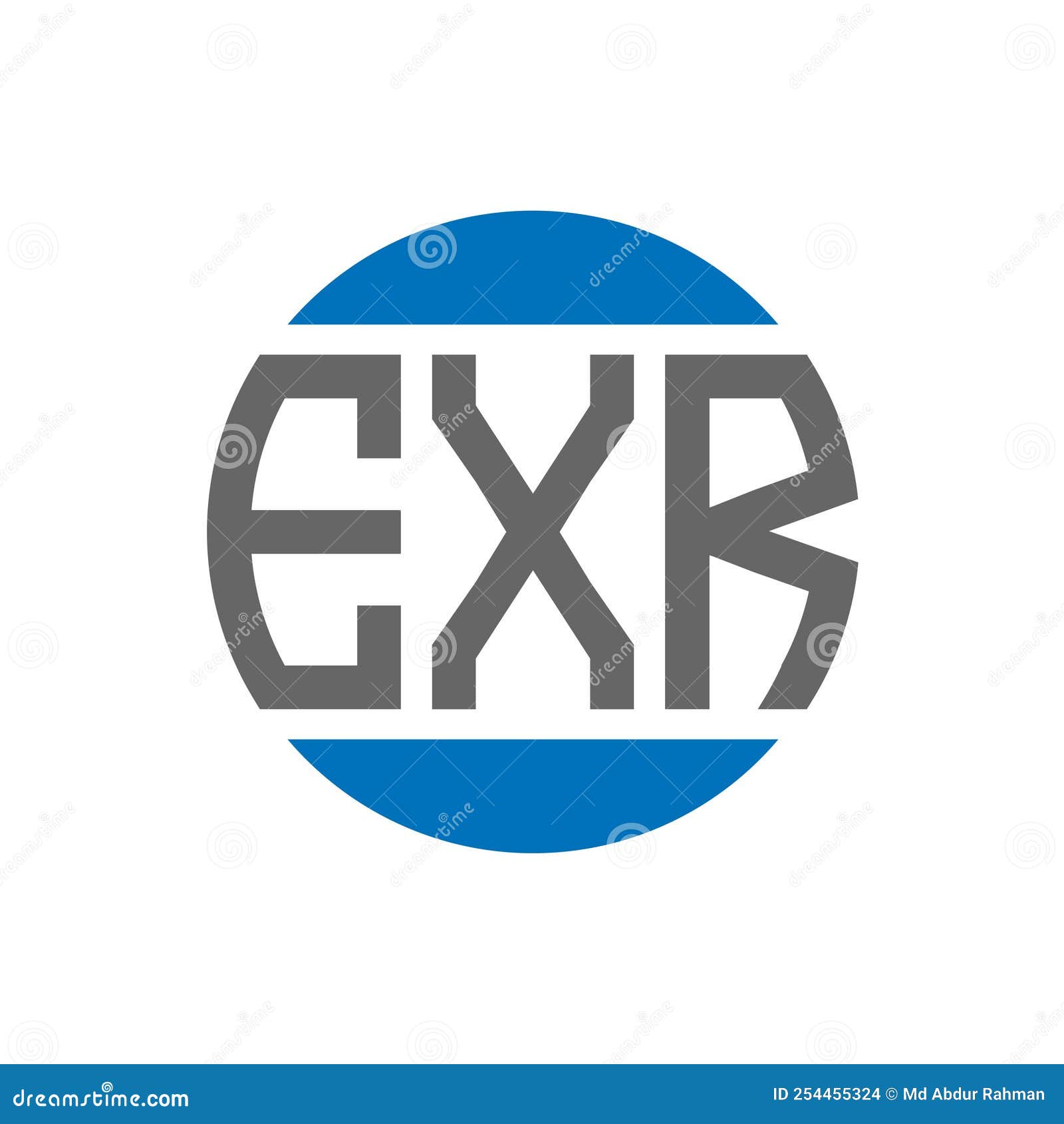 EXR Letter Logo Design On White Background. EXR Creative Initials ...