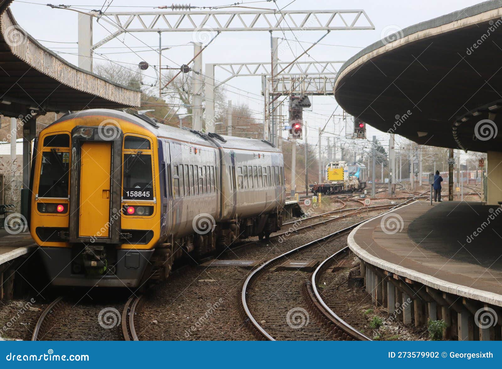 Exress Sprinter Dmu, Class 68 Diesel at Carnforth Editorial Photography ...