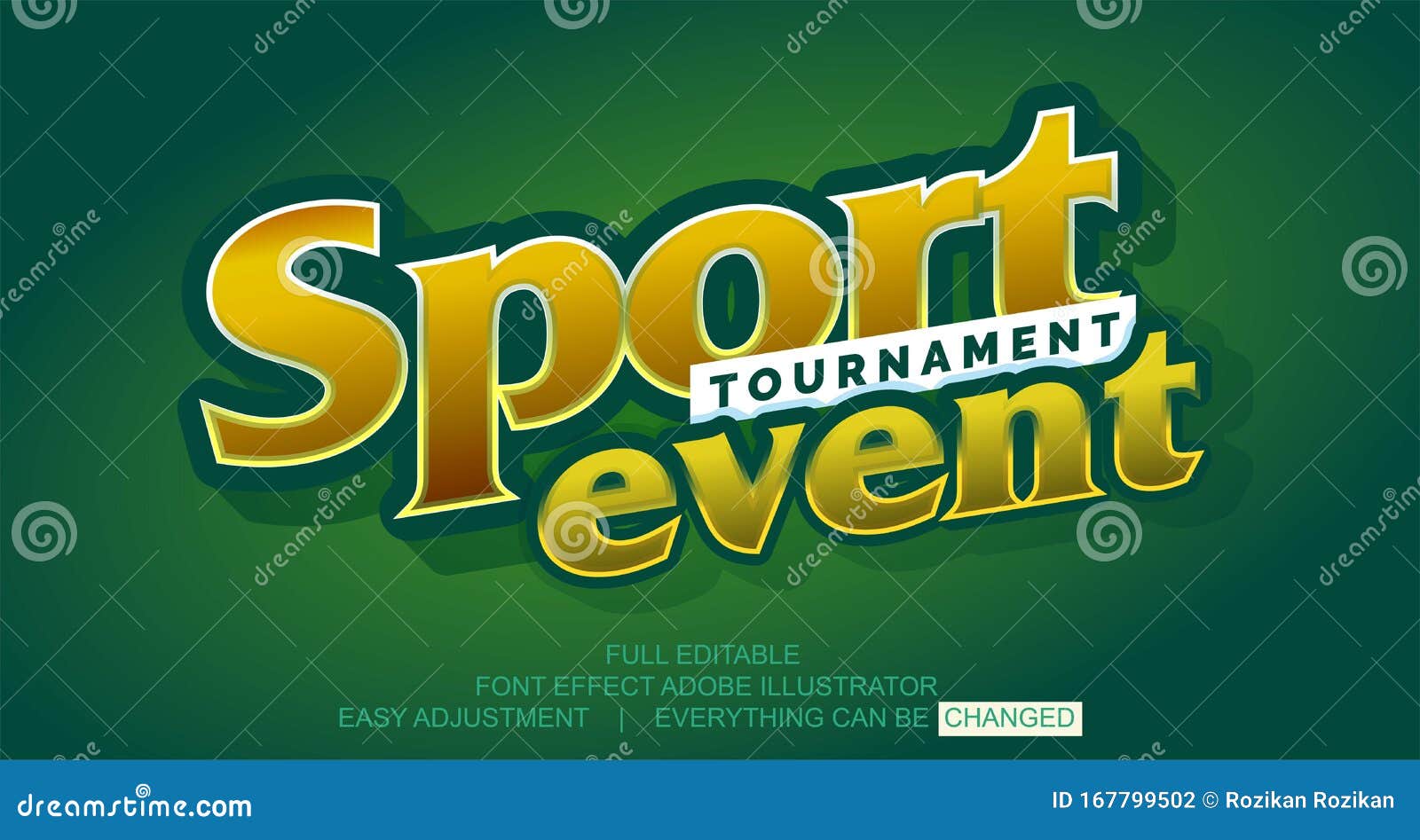 Ext Effect Template Vector, Easy Editable and Customize, Colorful Stock ...