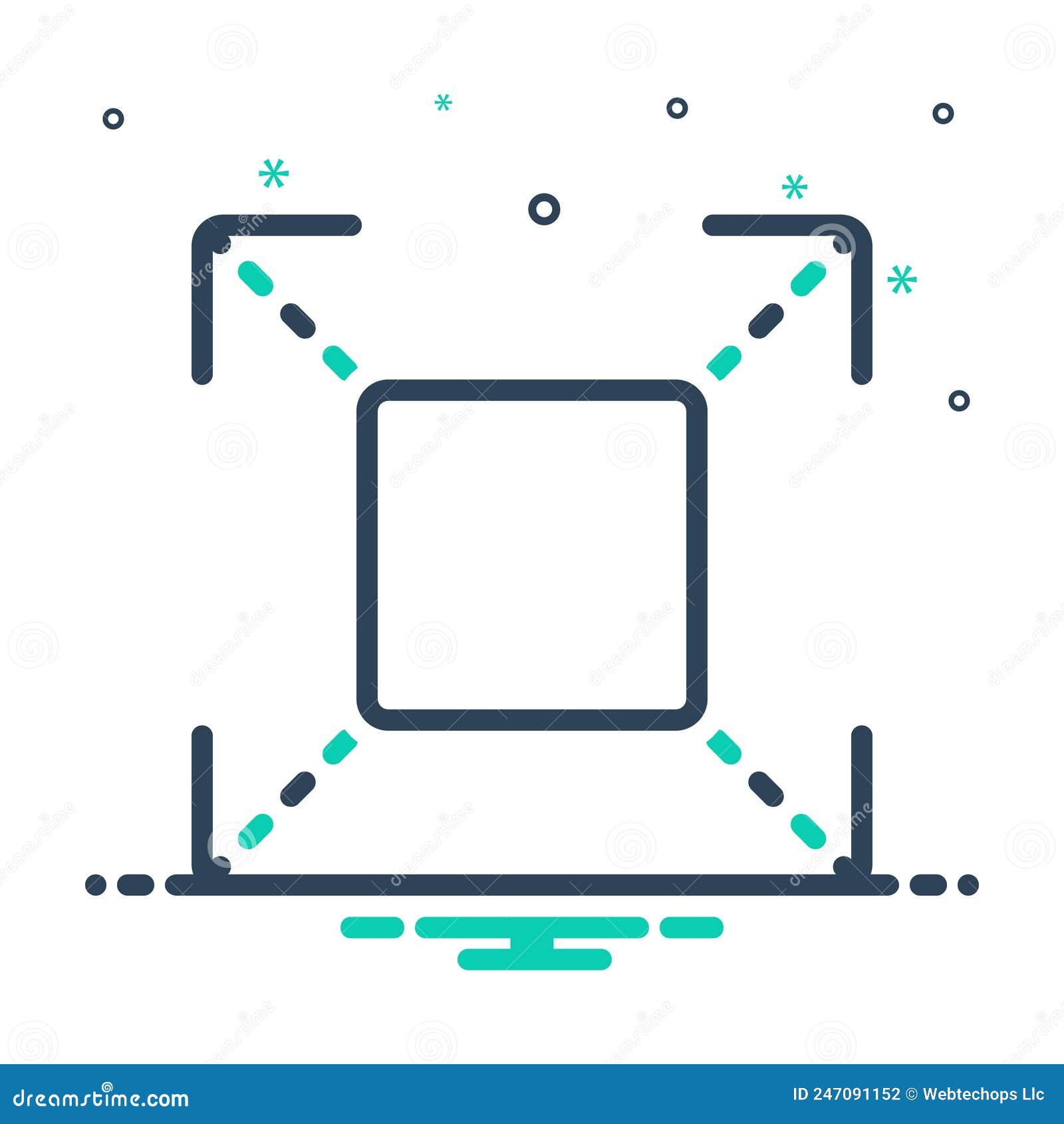 Mix Icon for Extend, Fullscreen and Develop Stock Vector - Illustration ...