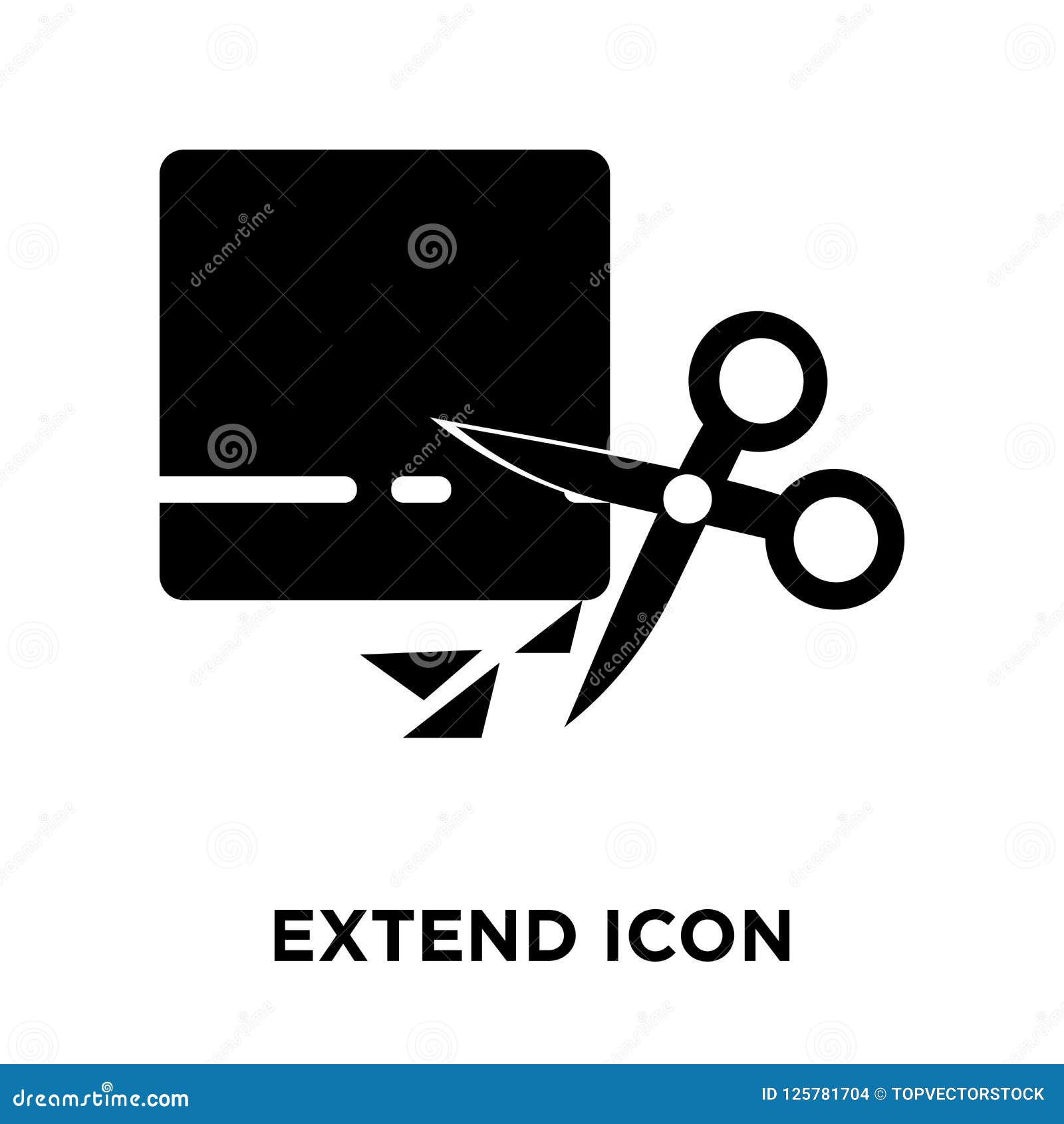Extend Icon Vector Isolated On White Background, Logo Concept Of ...