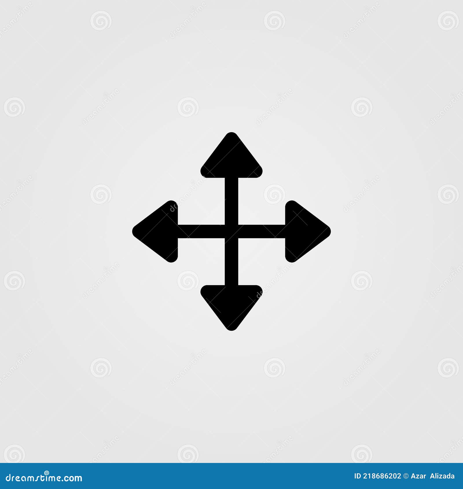 Extend, Resize, Enlarge Arrow Icon. Cursor Drag Icon in Line Design ...