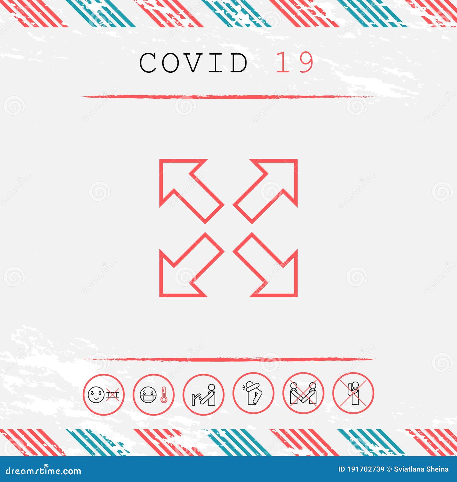 Extend, Resize Line Icon. Graphic Elements for Your Design Stock ...