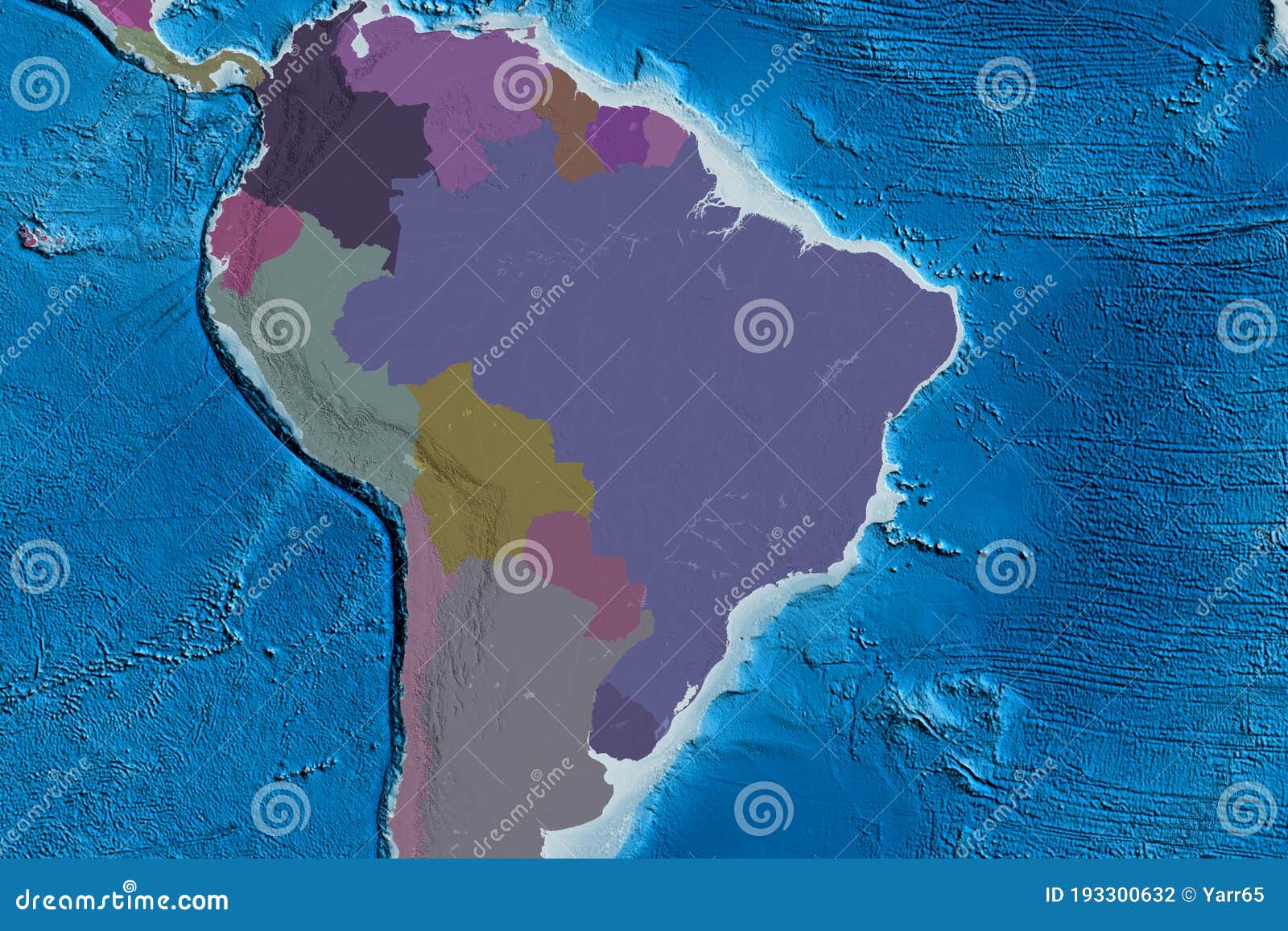 Brazil Neighbourhood. Administrative Stock Illustration - Illustration ...