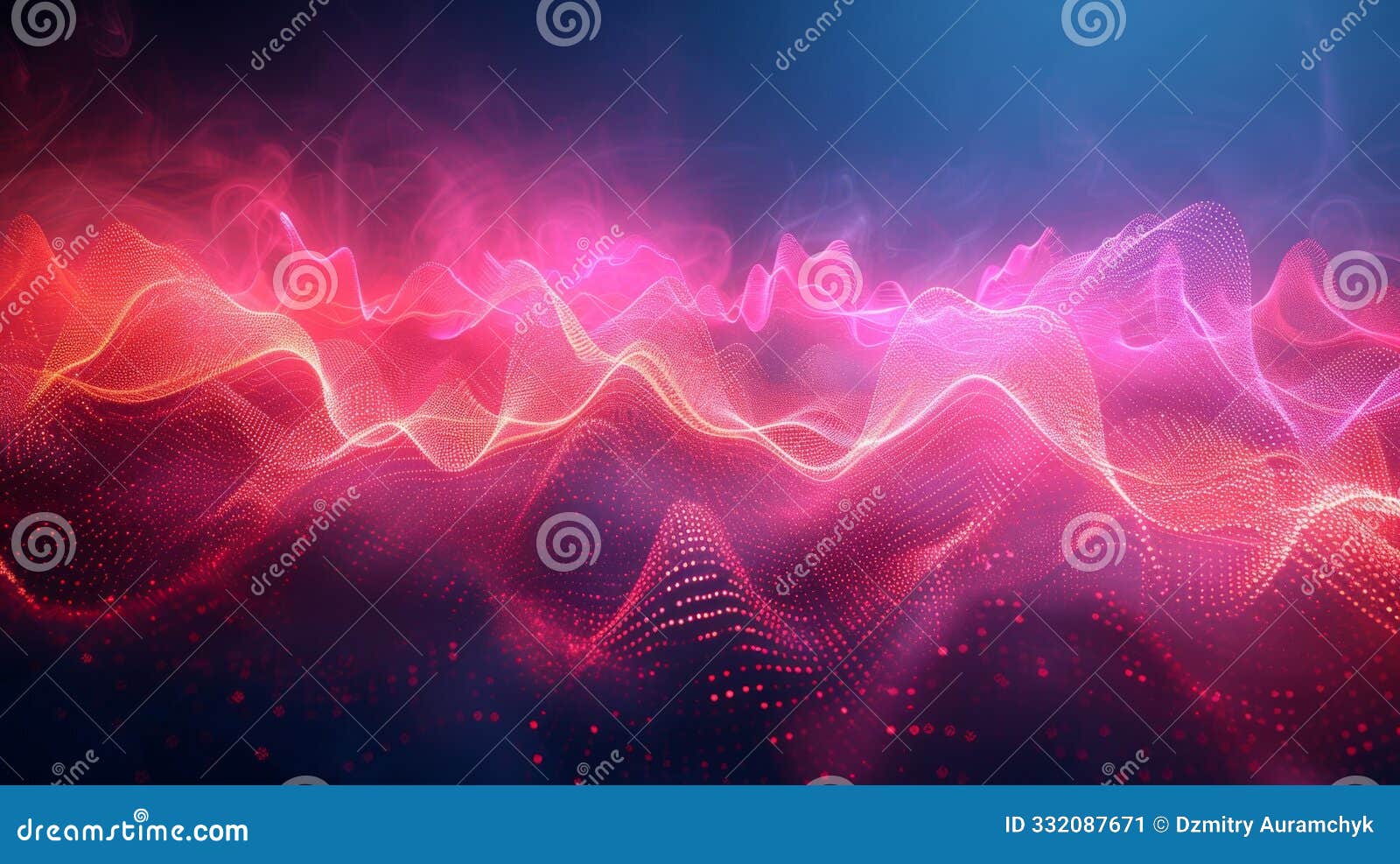An Extended Exposure Neon Light Texture in a Zigzag Pattern is a ...