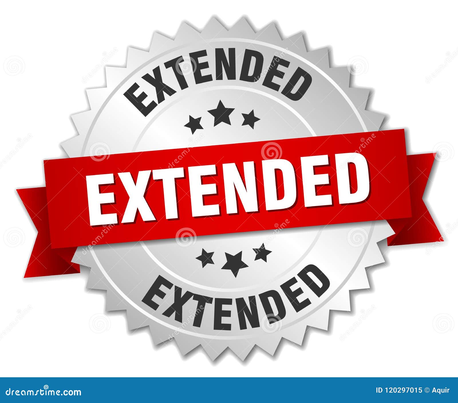 Extended stock vector. Illustration of band, silvery - 120297015