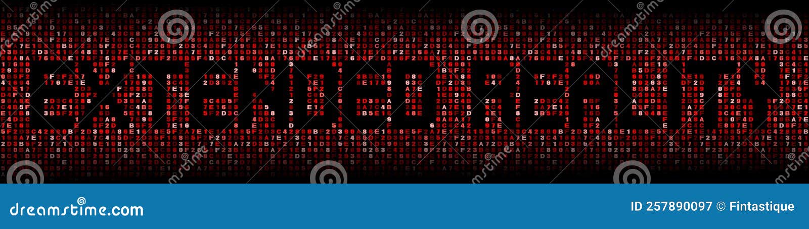 Extended Reality Text on Hex Background Illustration Stock Illustration ...