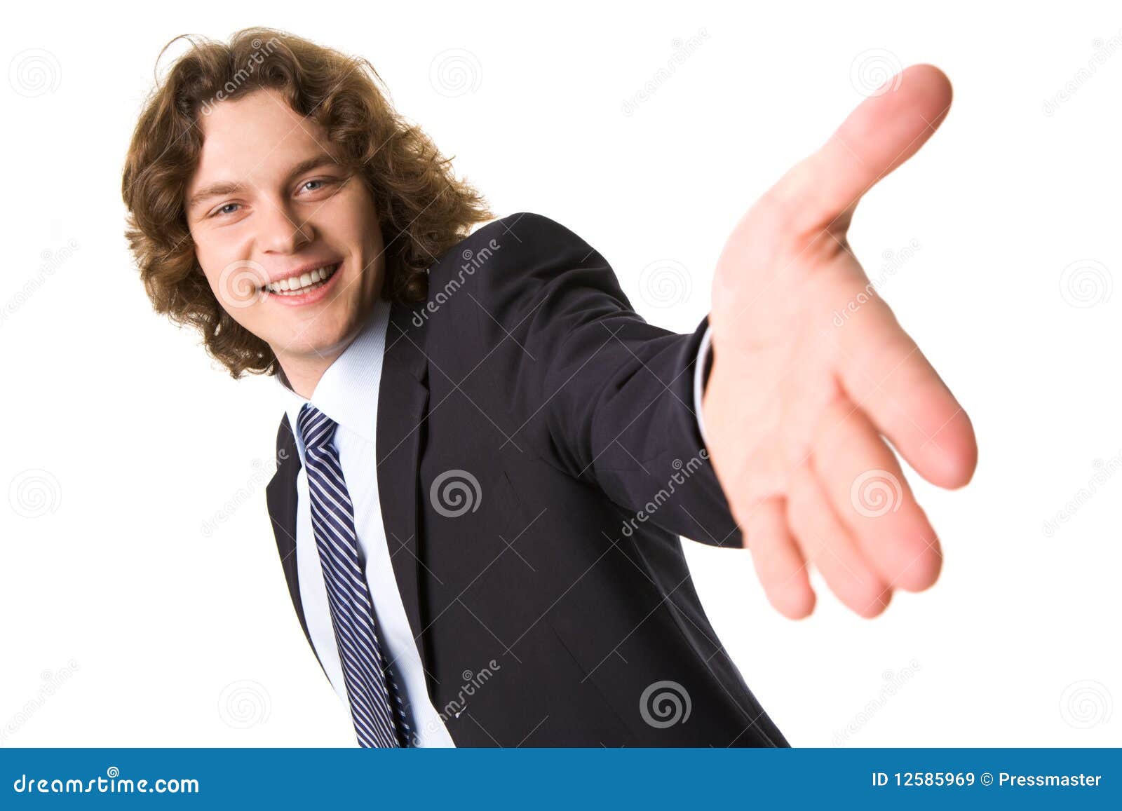 Extending the hand stock image. Image of achievement - 12585969