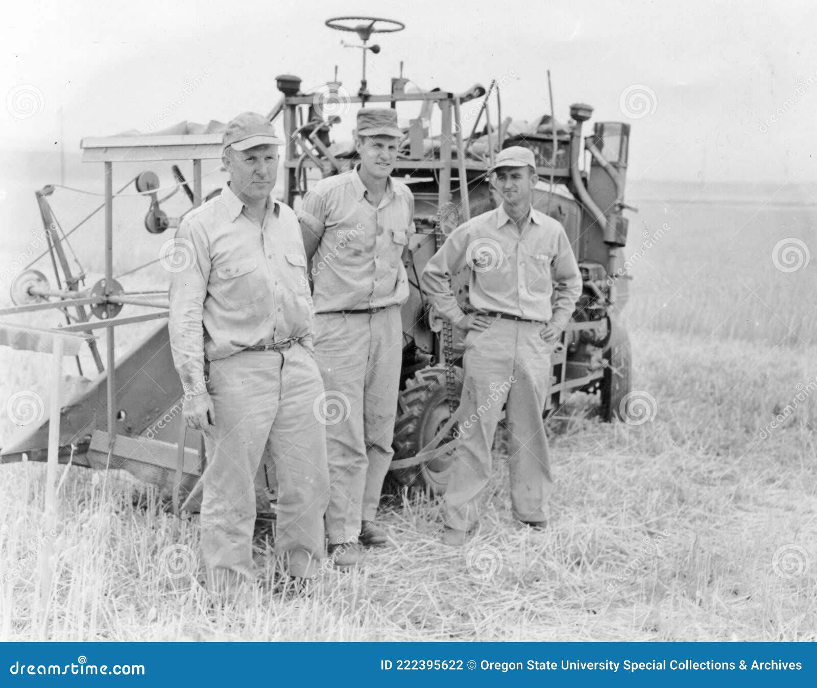 Extension Agents And Combine, 1955 Picture. Image: 222395622