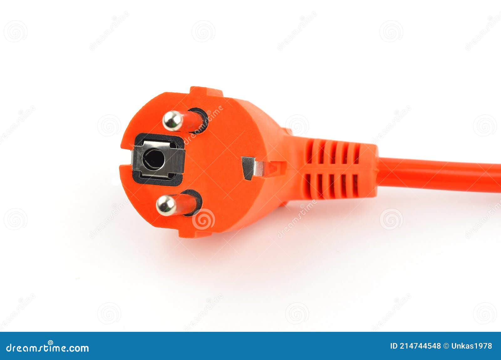 Extension Electric Cable with Plug Stock Photo - Image of electrician ...