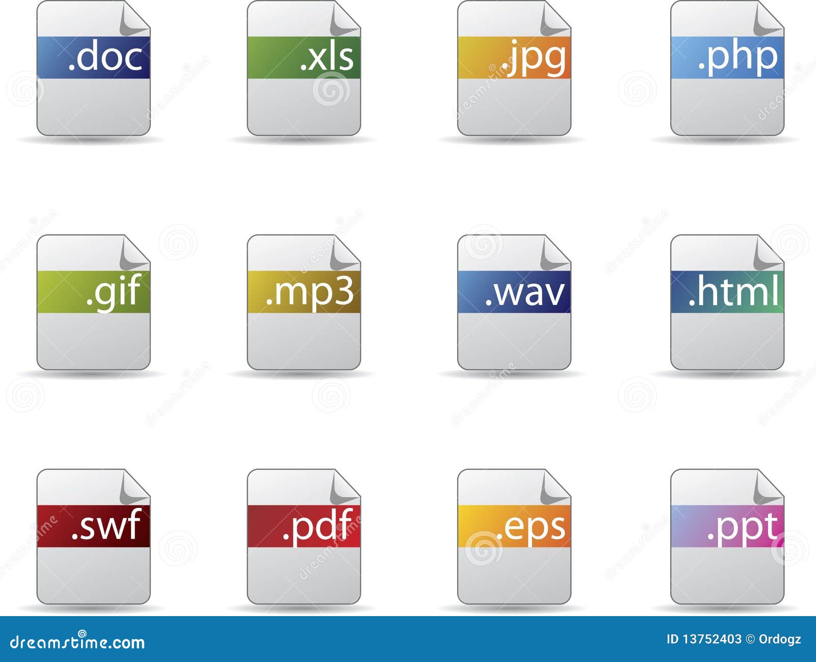 Extension icon set stock vector. Illustration of office - 13752403