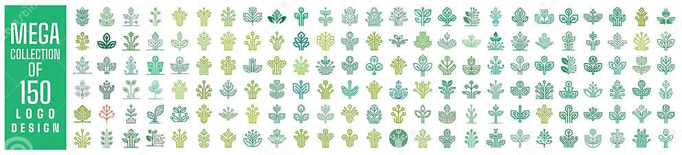 An Extensive Array of 150 Smart Farming Logos in Vector Format, Perfect ...