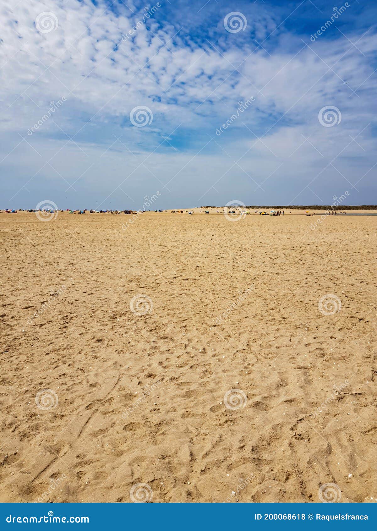 Extensive beach sand area stock photo. Image of peaceful - 200068618