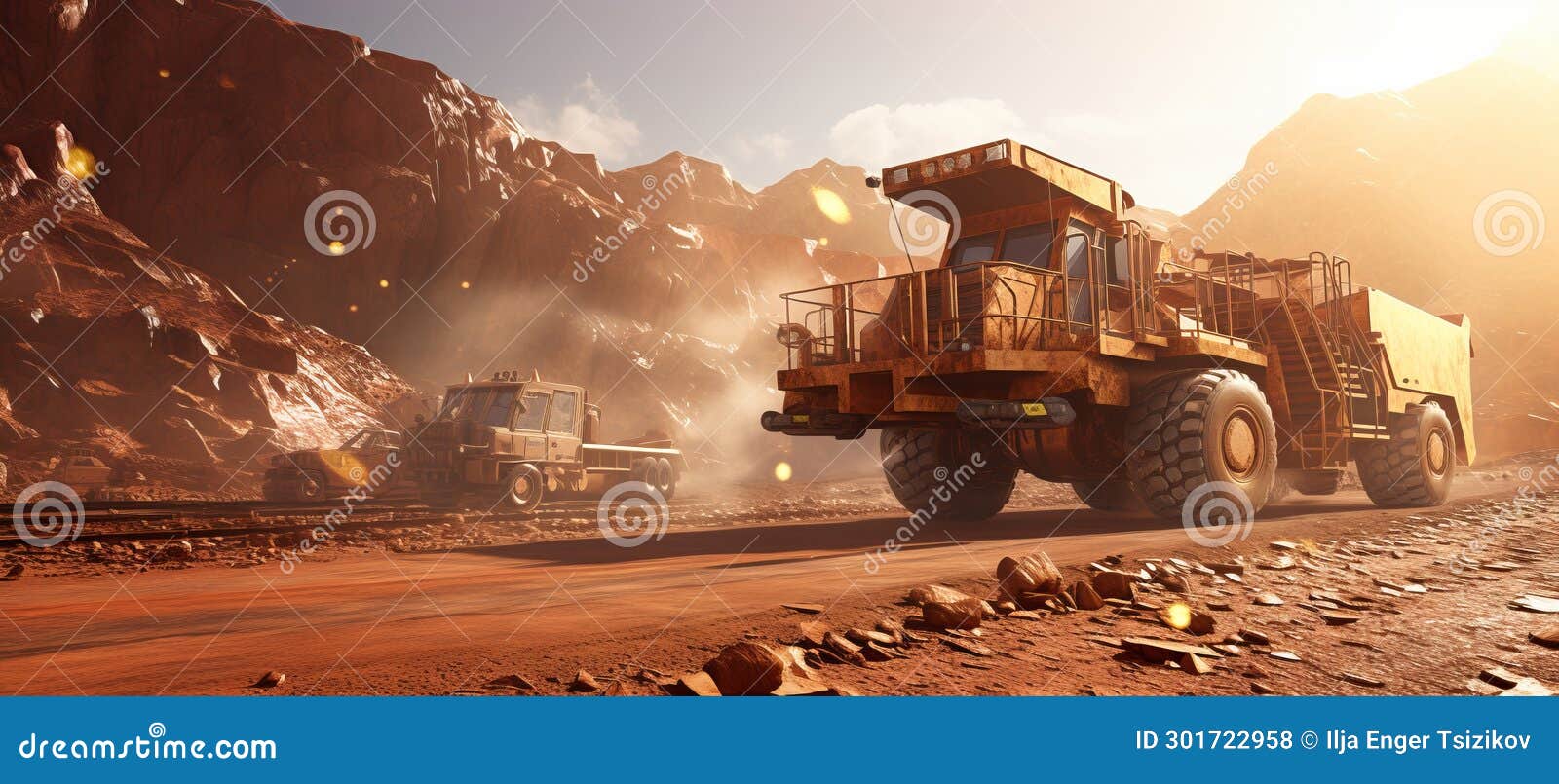 Extensive Mining Activity at a Sprawling Quarry for the Extraction of ...