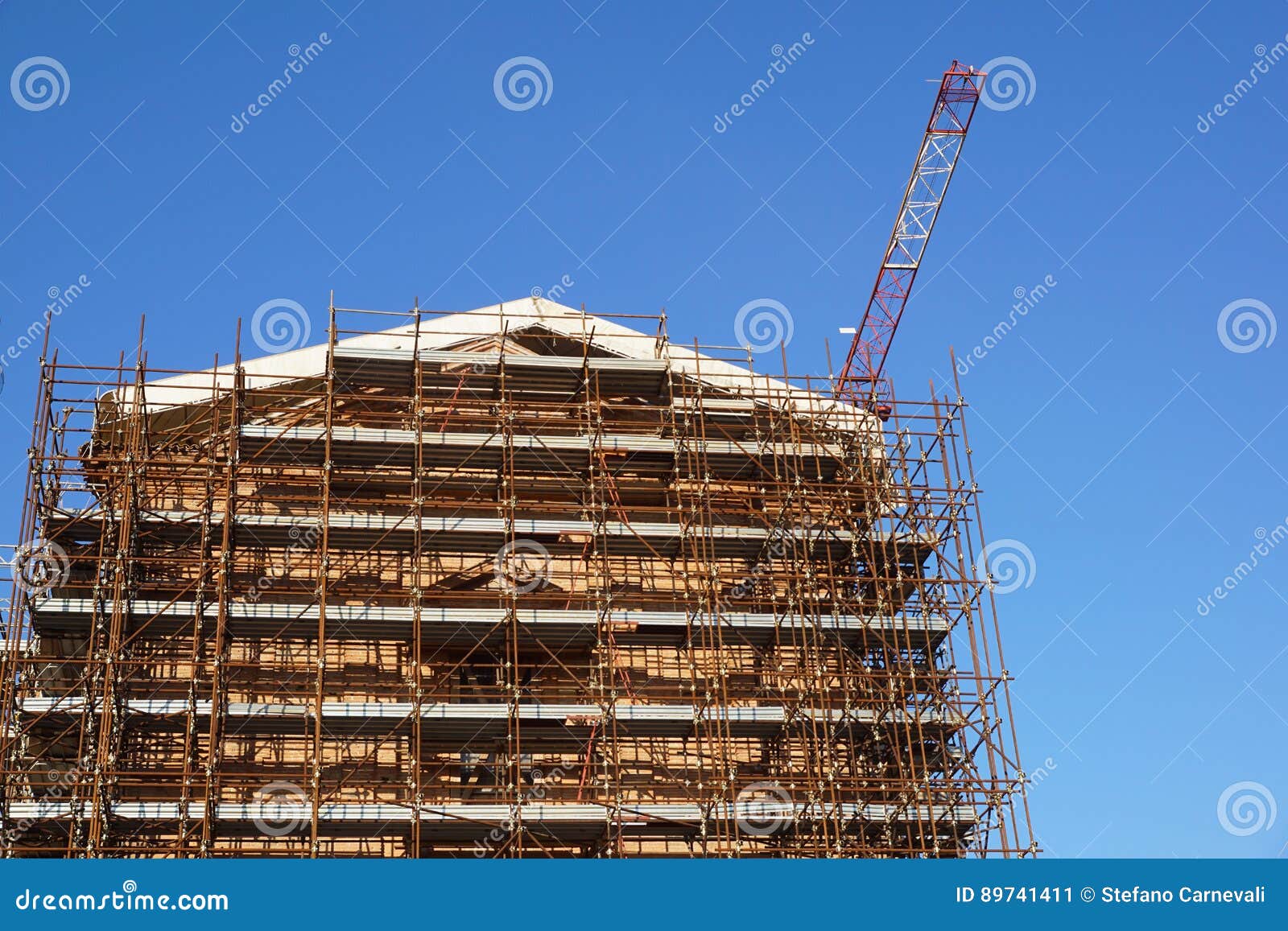Extensive Scaffolding Providing Platforms for Work in Progress on a ...