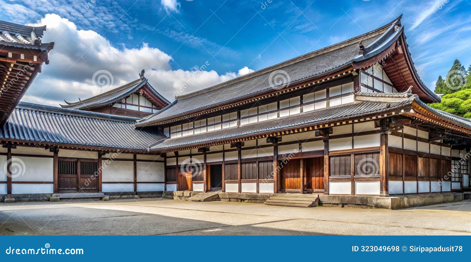 Exterior of an Ancient School Building in Japan AI-Generated Content ...