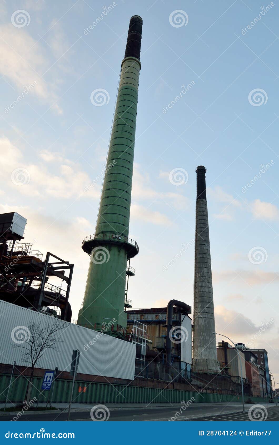 The Exterior of Aurubis Copper Factory Stock Photo - Image of work ...