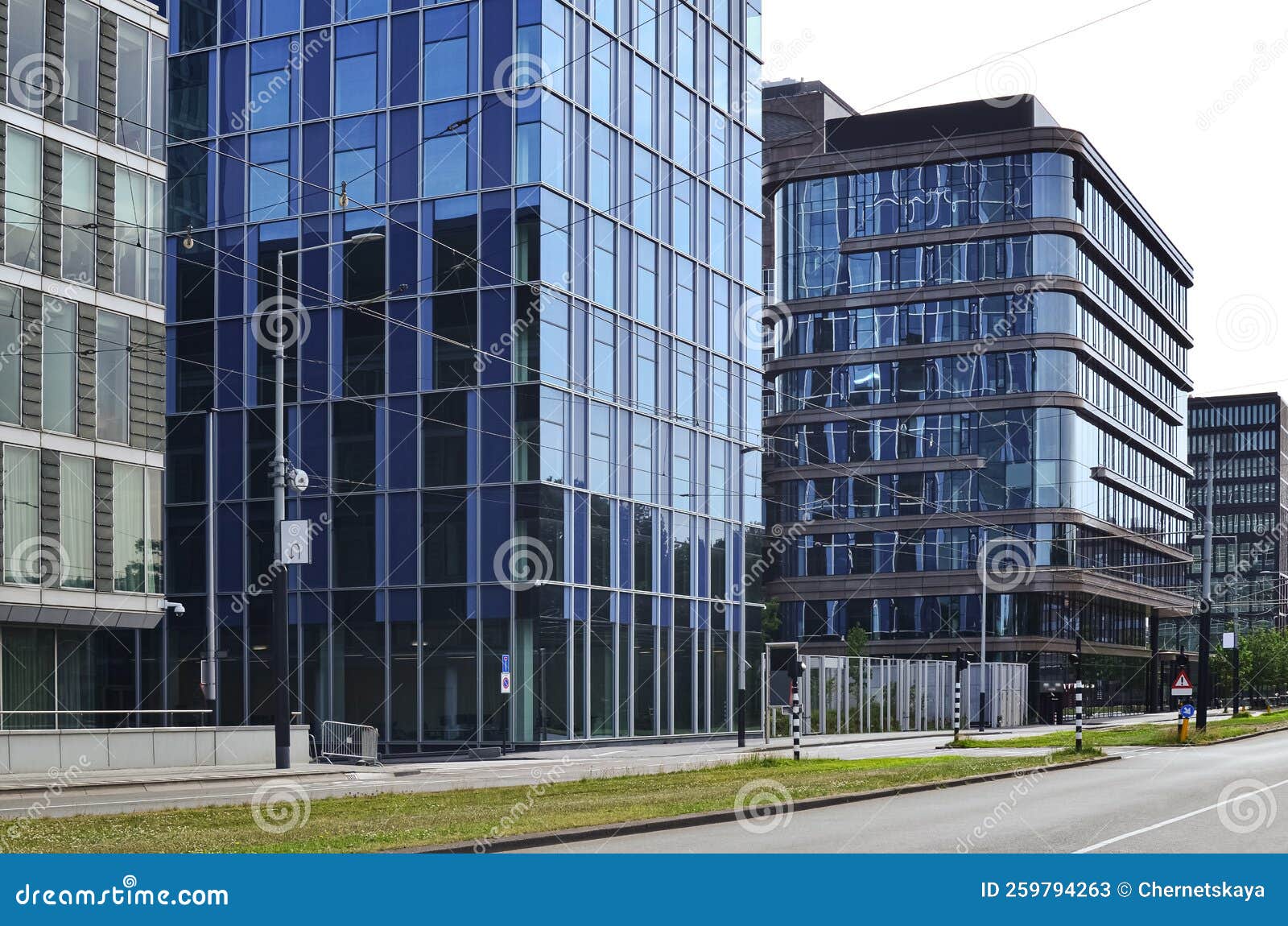 Exterior of Beautiful Modern Skyscraper in City Stock Image - Image of ...