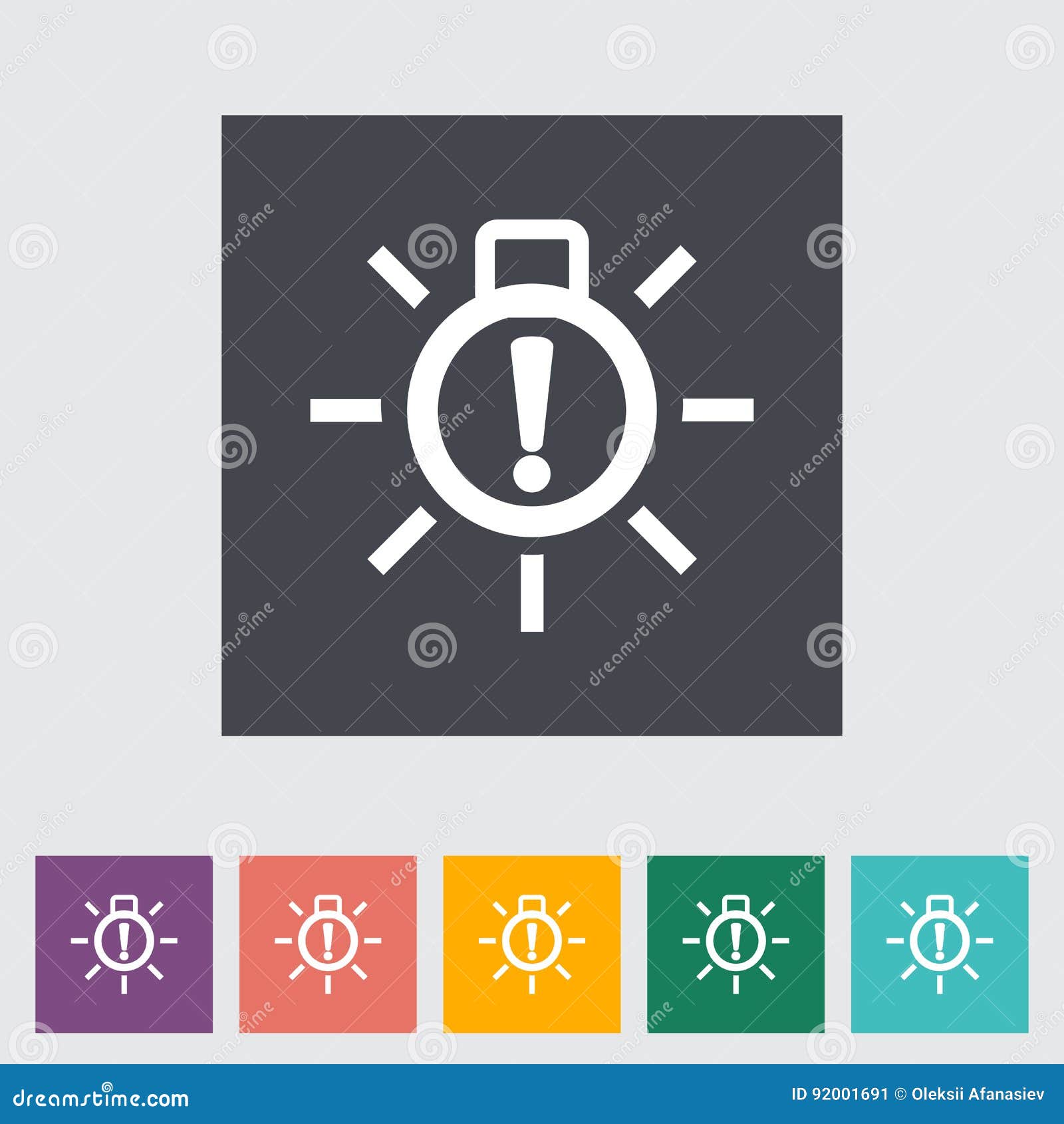 Exterior bulb failure. stock vector. Illustration of graphic - 92001691