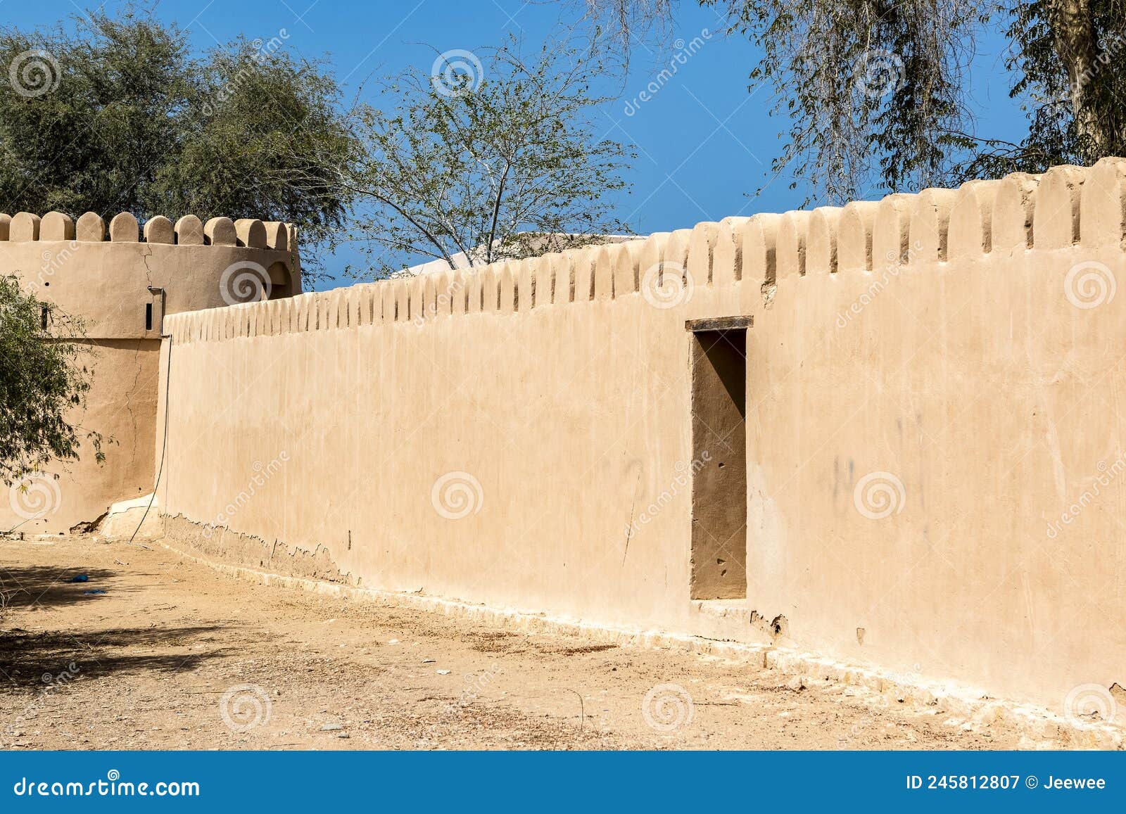 Exterior of the Castle in Barka, Oman Stock Image - Image of tourist ...