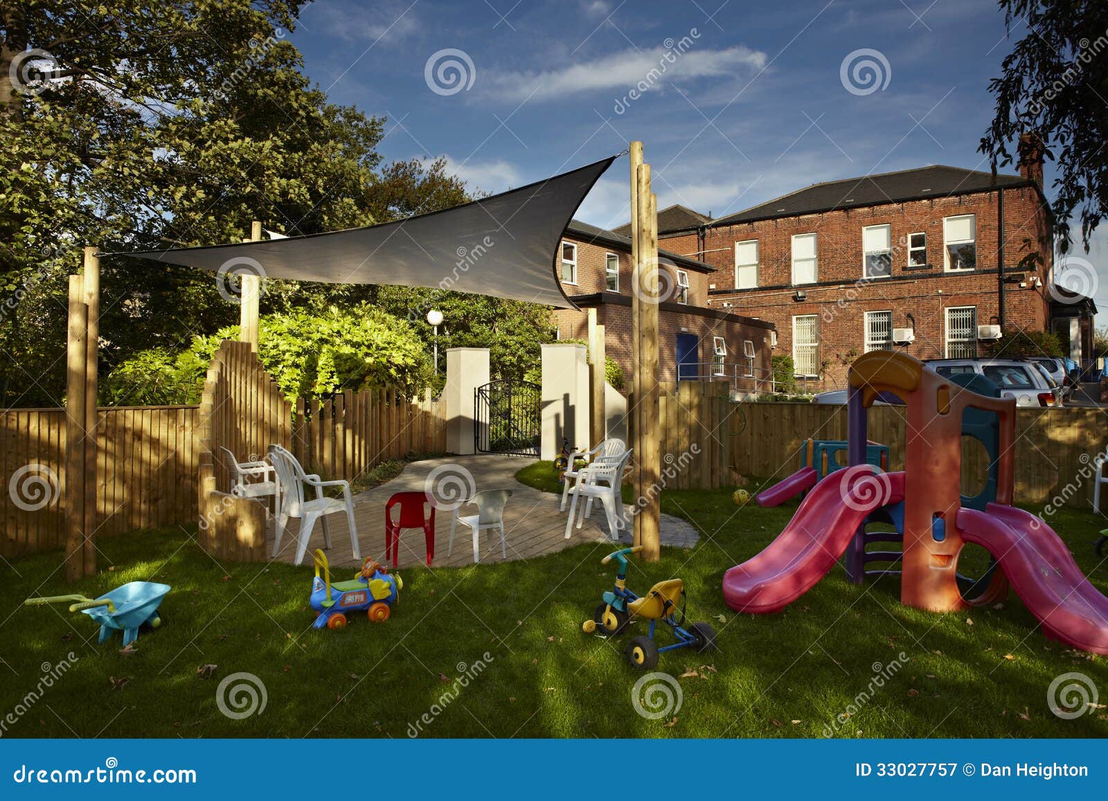 Exterior of Childrens Nursery Stock Image - Image of nursery, outdoor ...